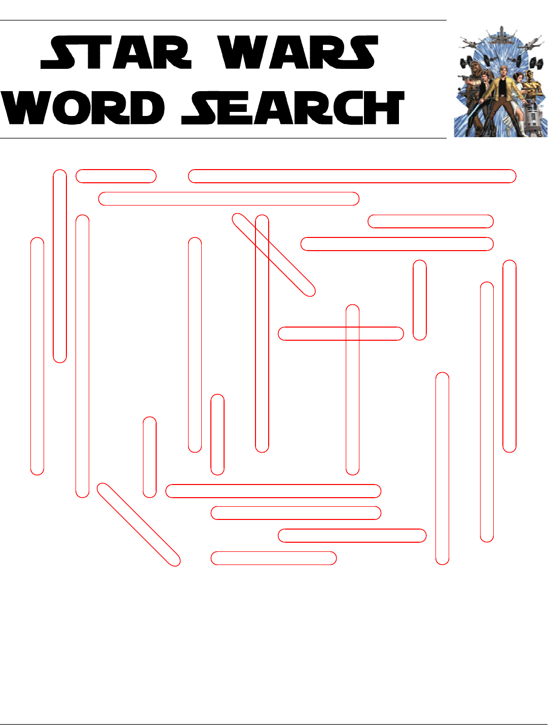 Preview Star Wars Word Search