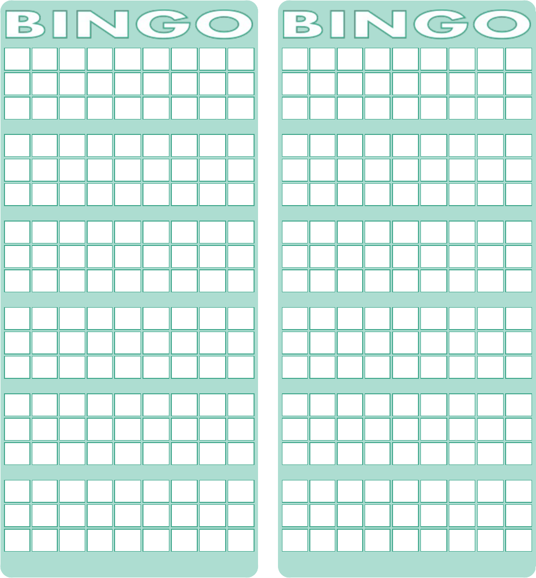 Preview Blank Printable Bingo Card