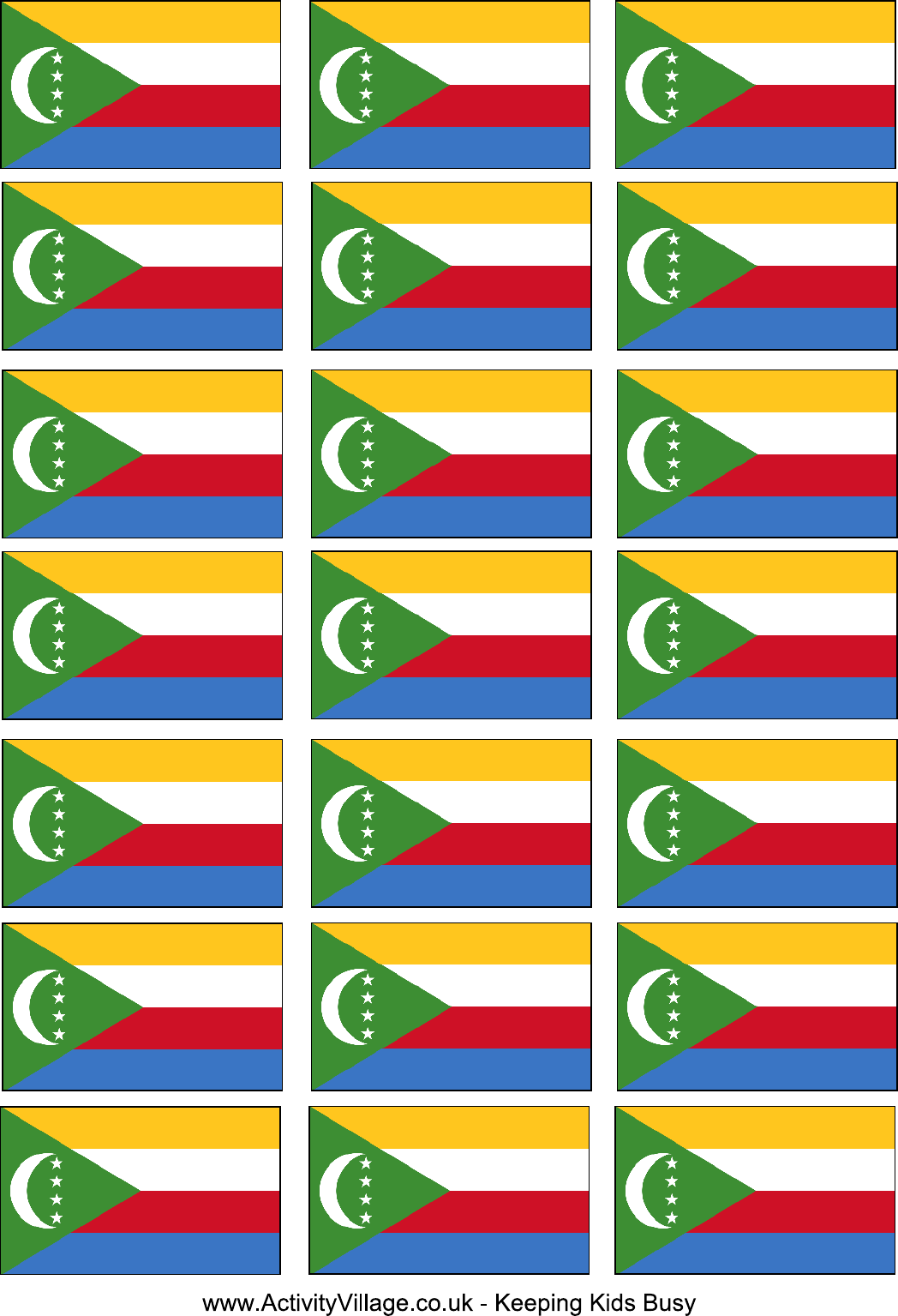 Preview Comoros Flag