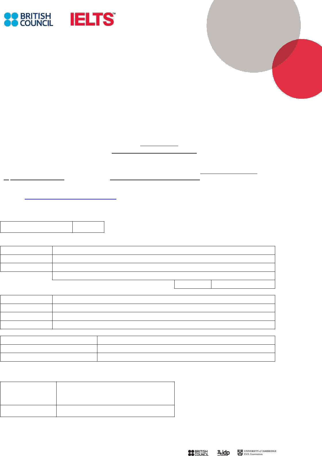 Preview Ielts Practice Material Order Form