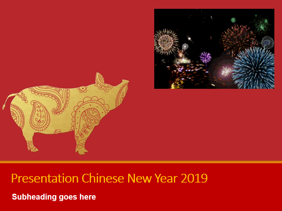 Chinese New Year Year Of The Pig 2019 | Templates at ...