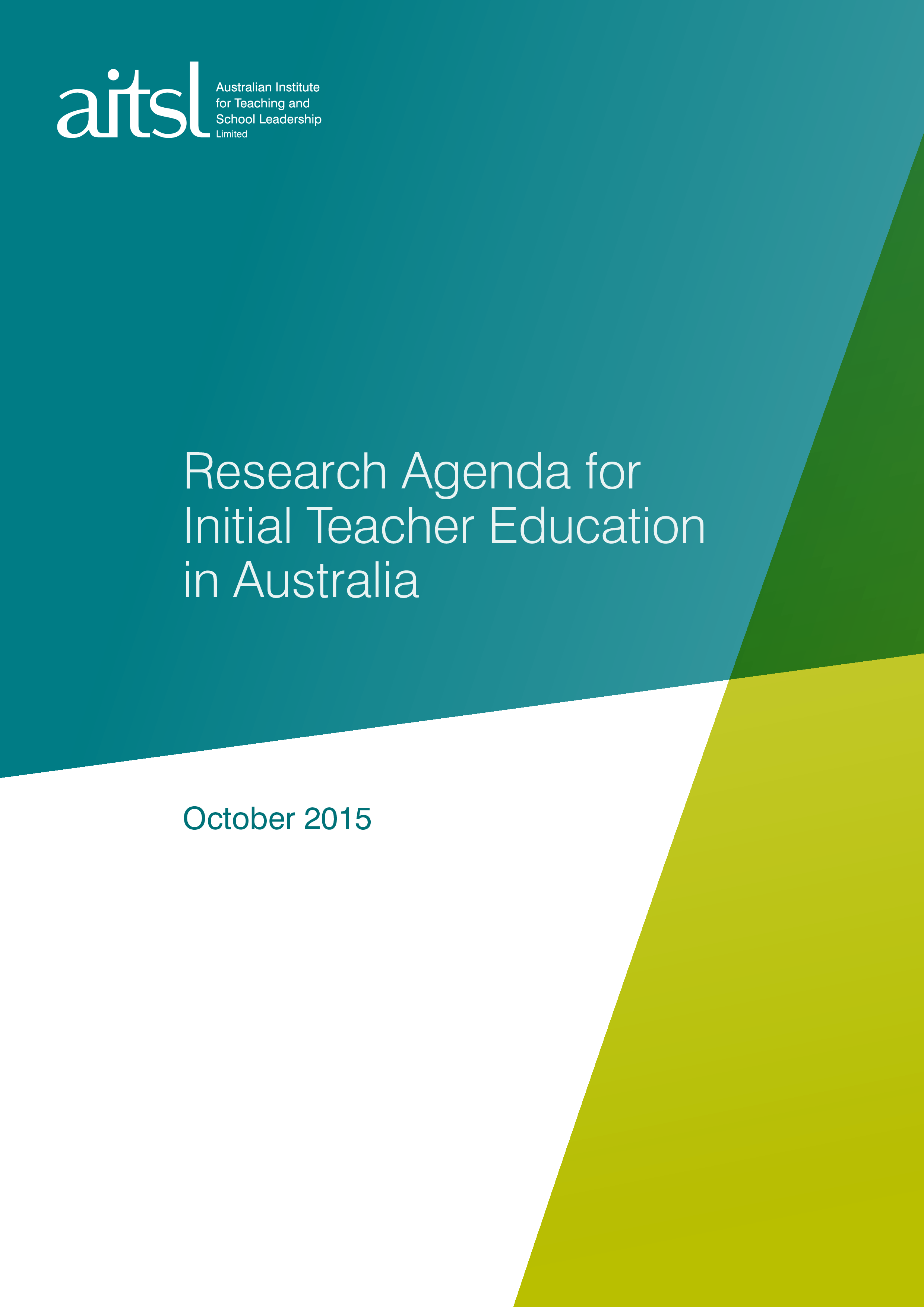 Research Agenda Initial Teacher Education | Templates at ...
