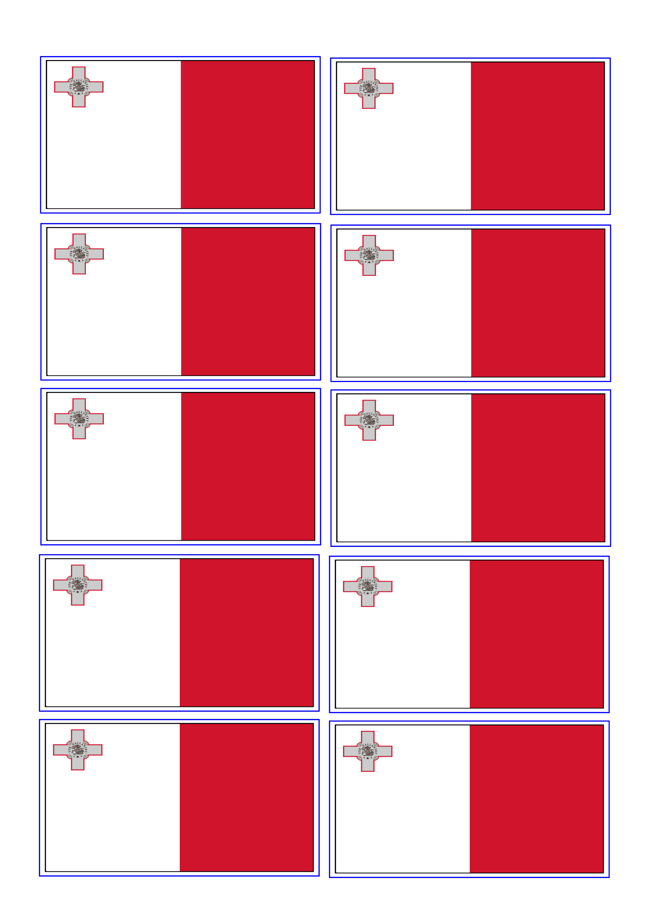 Malta Flag | Templates at allbusinesstemplates.com