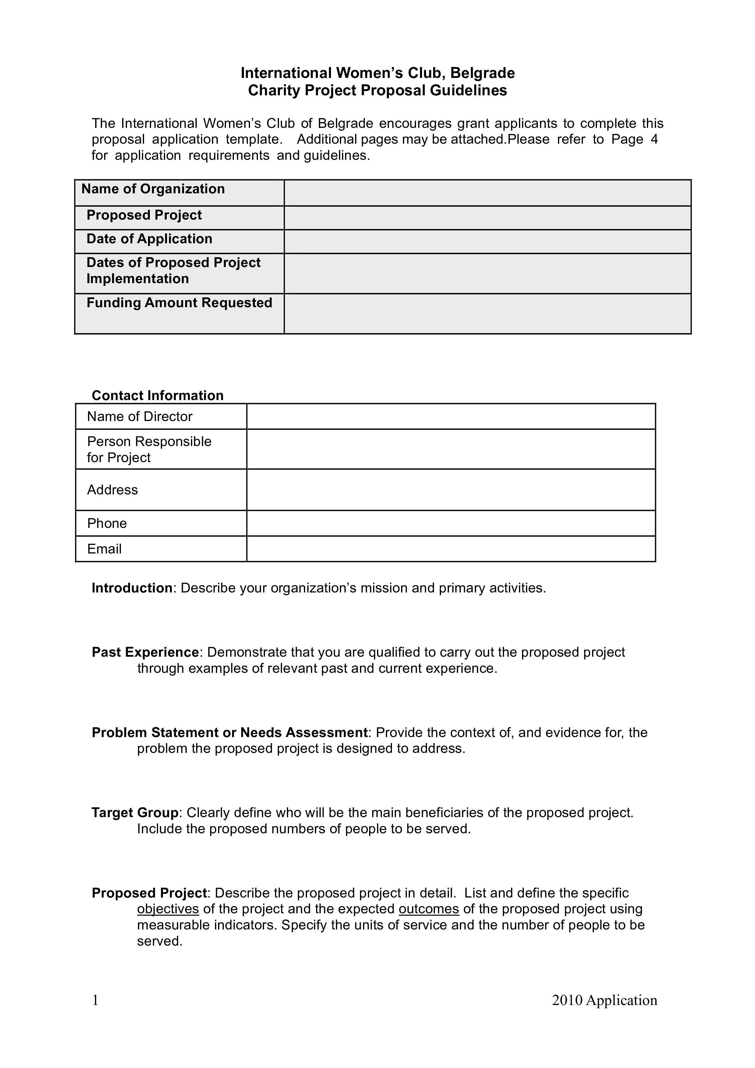 Project Event Proposal Templates At Allbusinesstemplates