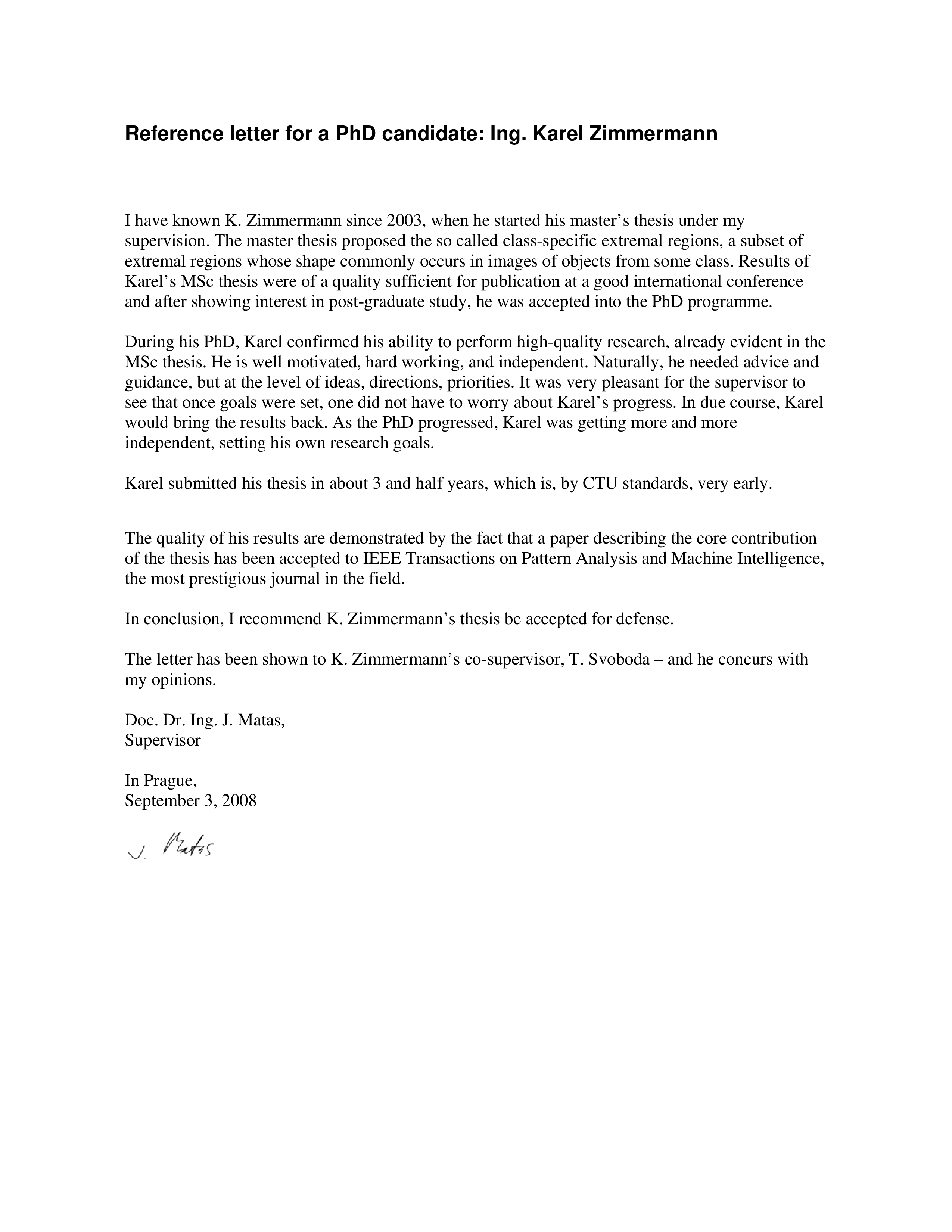 Reference Letter For A Phd Candidate Templates At