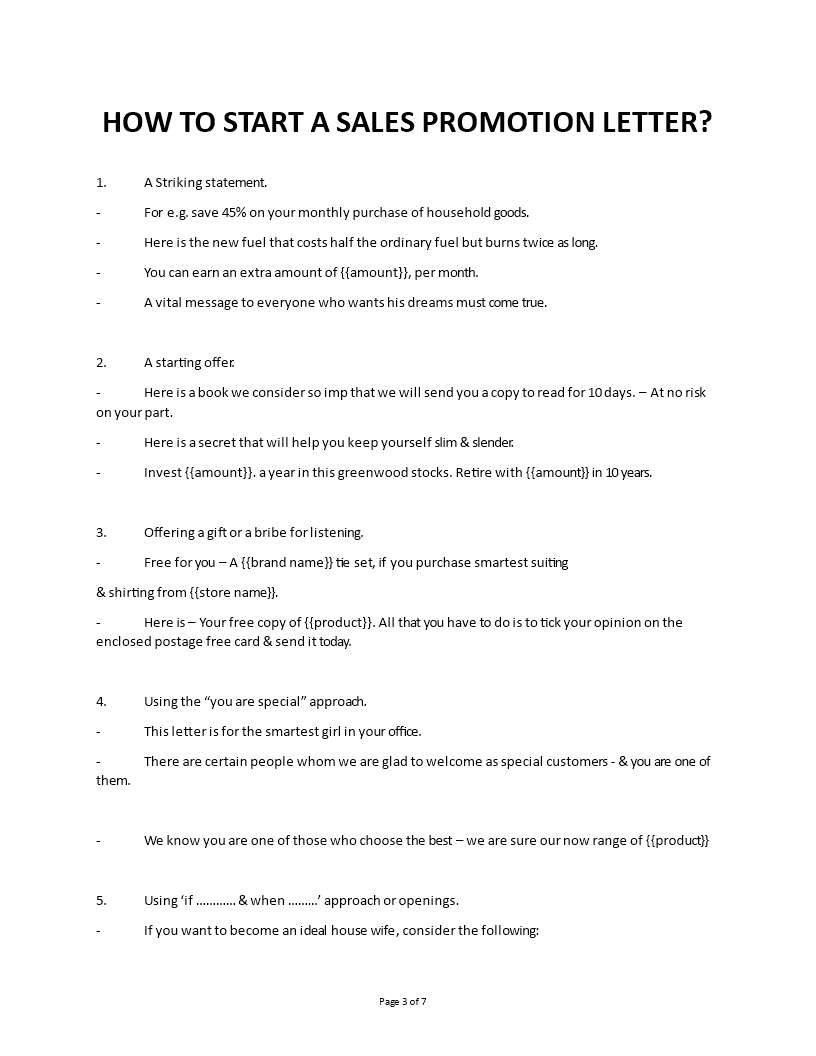Retail Sales Letter | Templates at allbusinesstemplates.com Retail Sales Letter | Templates at allbusinesstemplates.com