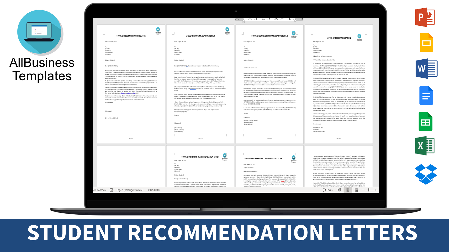 Job Recommendation Letter For Student | Templates at ...