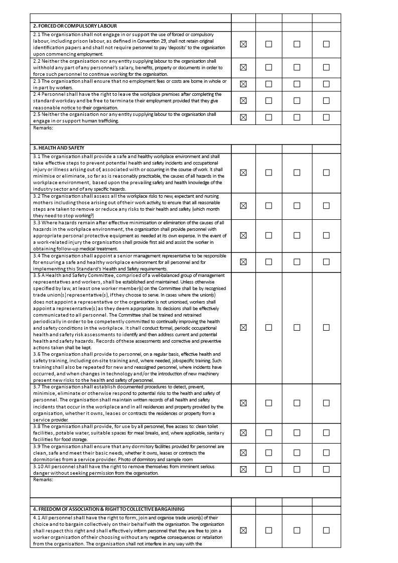 Social Audit China Social Accountability 8000 Template | Templates at ...