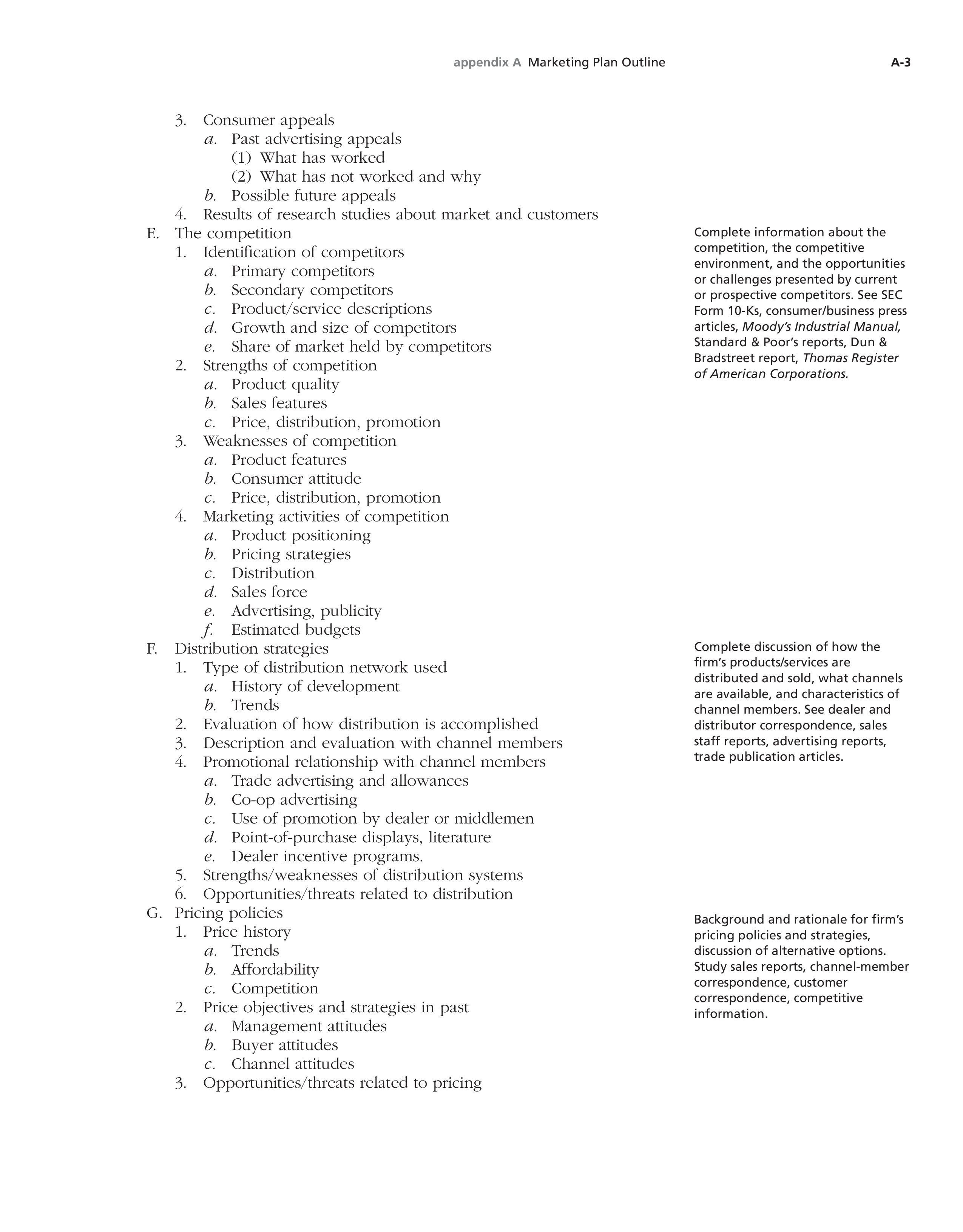 Strategic Marketing Plan Outline | Templates at allbusinesstemplates.com
