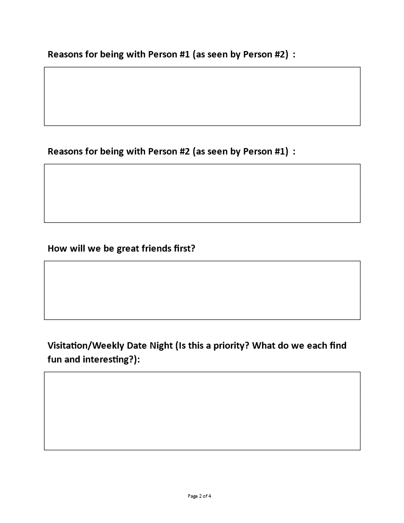 Relationship Contract Agreement | Templates at allbusinesstemplates.com