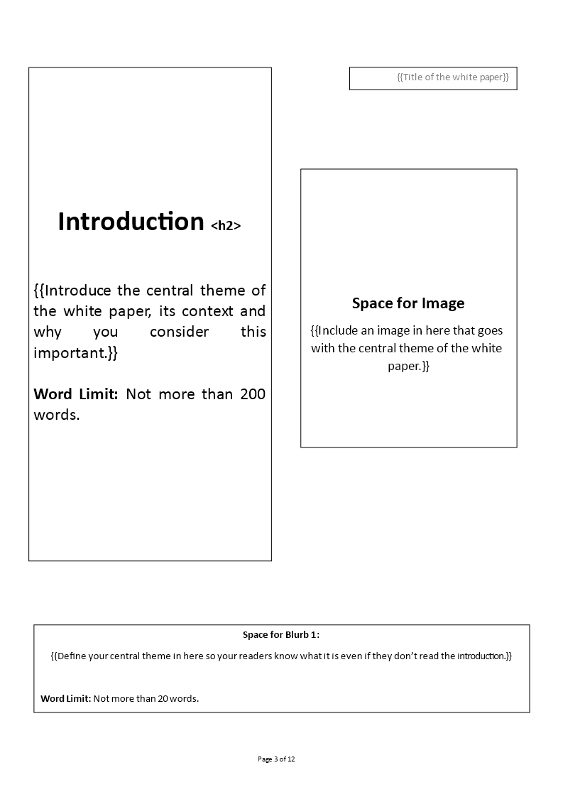 White Paper Format | Templates at allbusinesstemplates.com