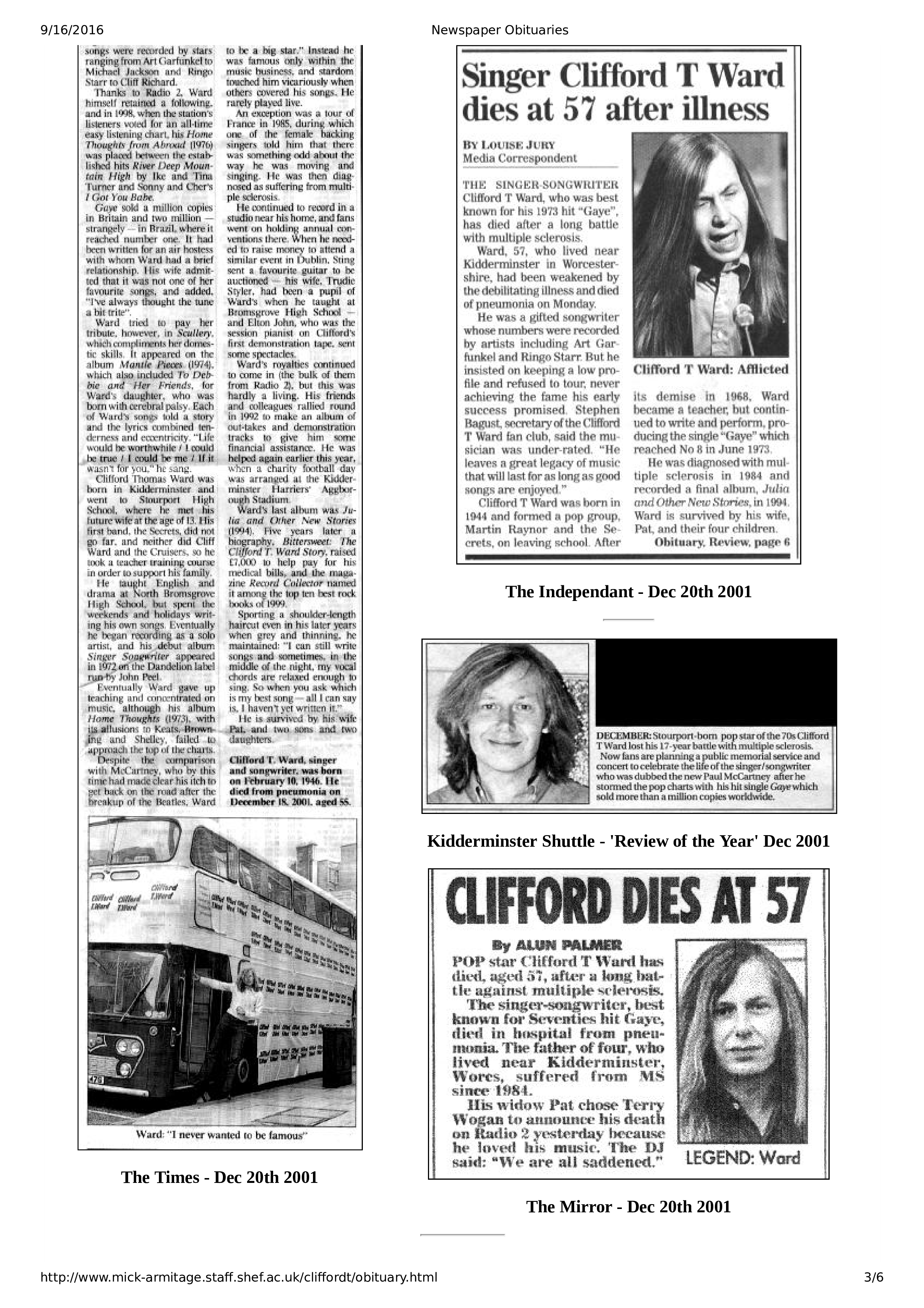 libreng Newspaper Obituary