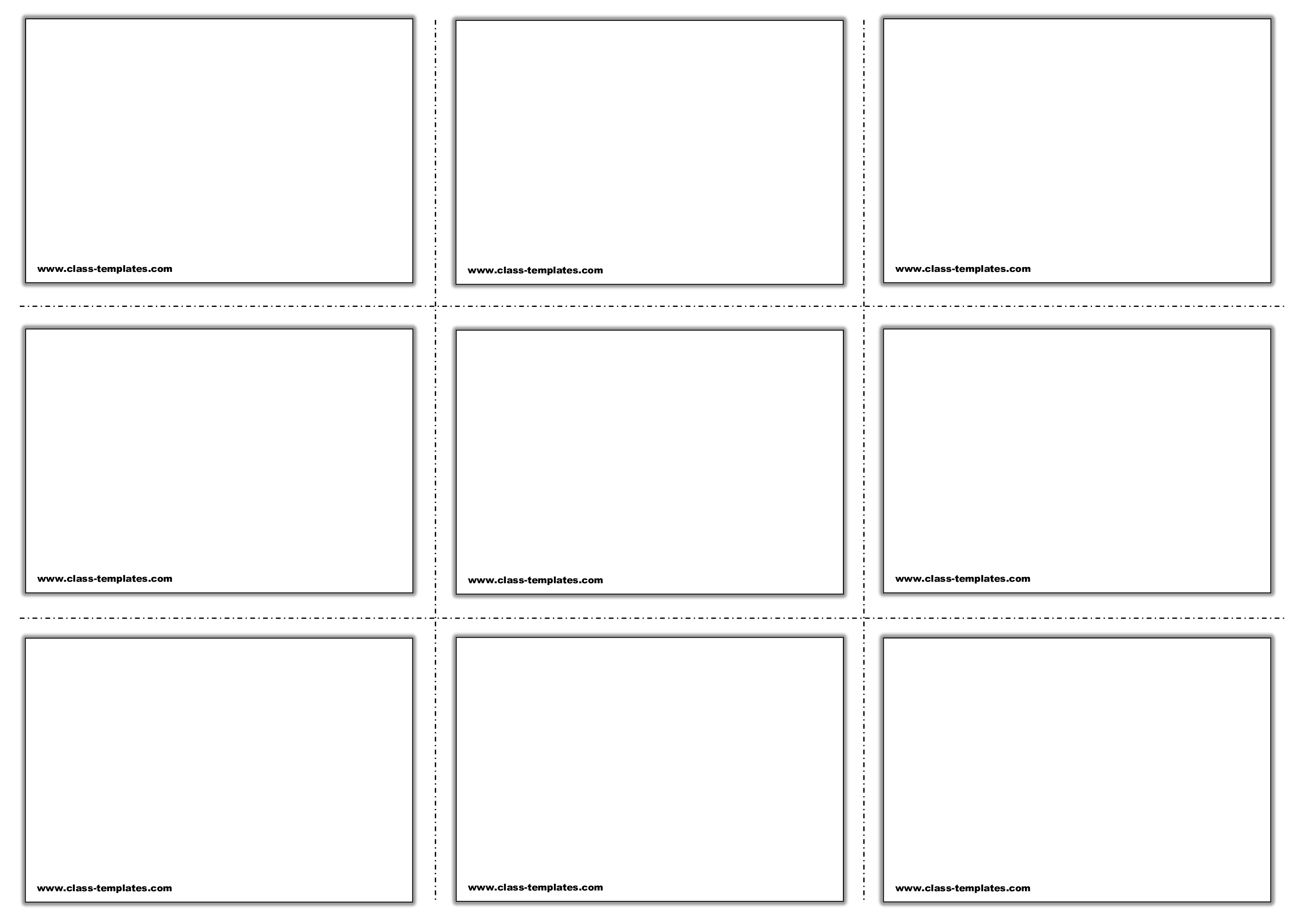 Flashcard Template Templates At Allbusinesstemplates