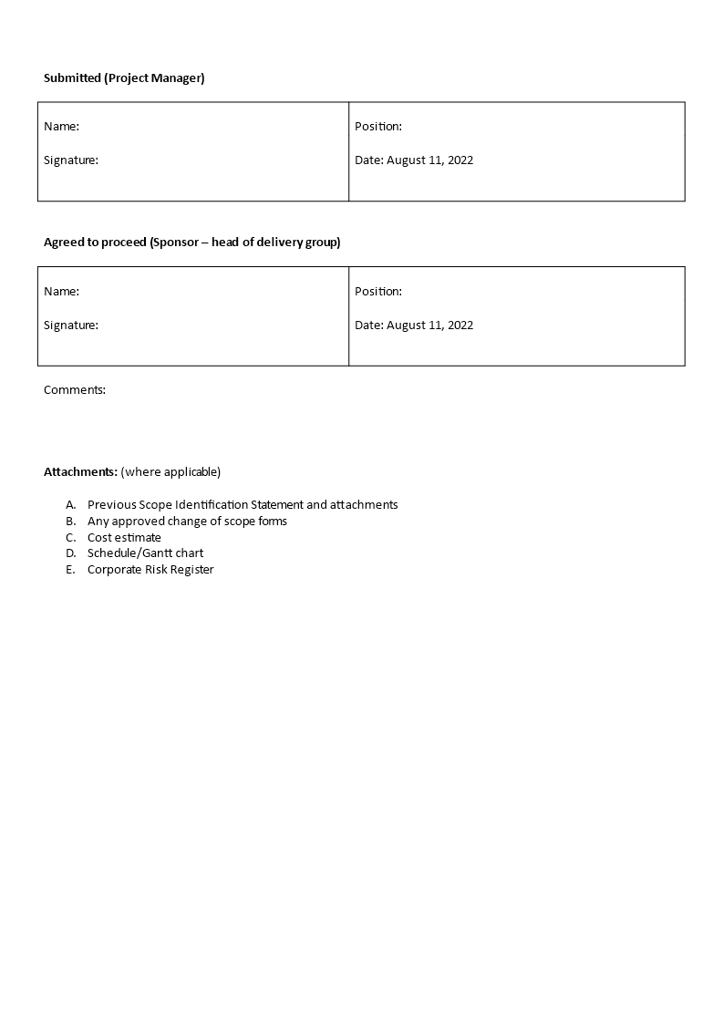 Small Business Project Plan | Templates at allbusinesstemplates.com