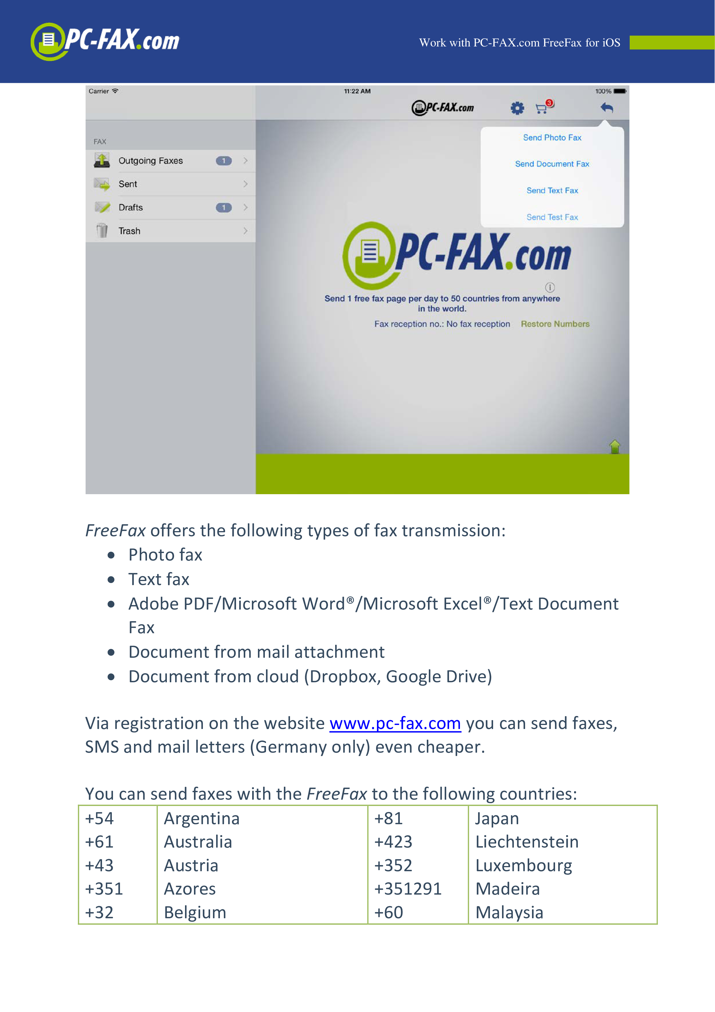 Télécharger Gratuit Free Fax Template