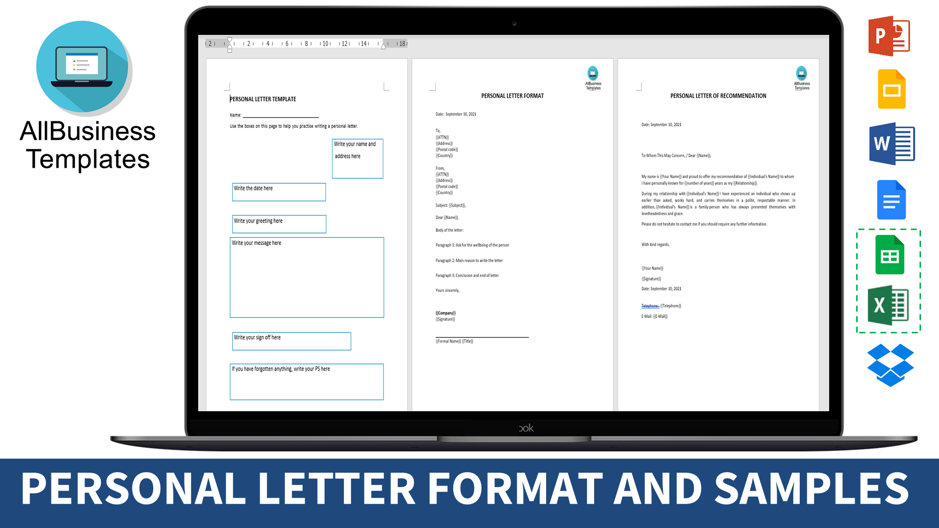 Personal Letter | Templates at allbusinesstemplates.com