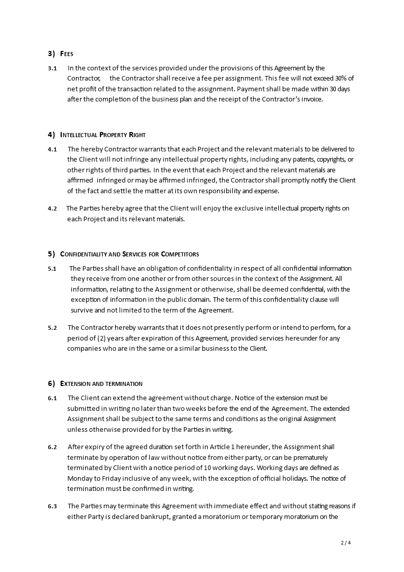 Consultancy Agreement | Templates at allbusinesstemplates.com