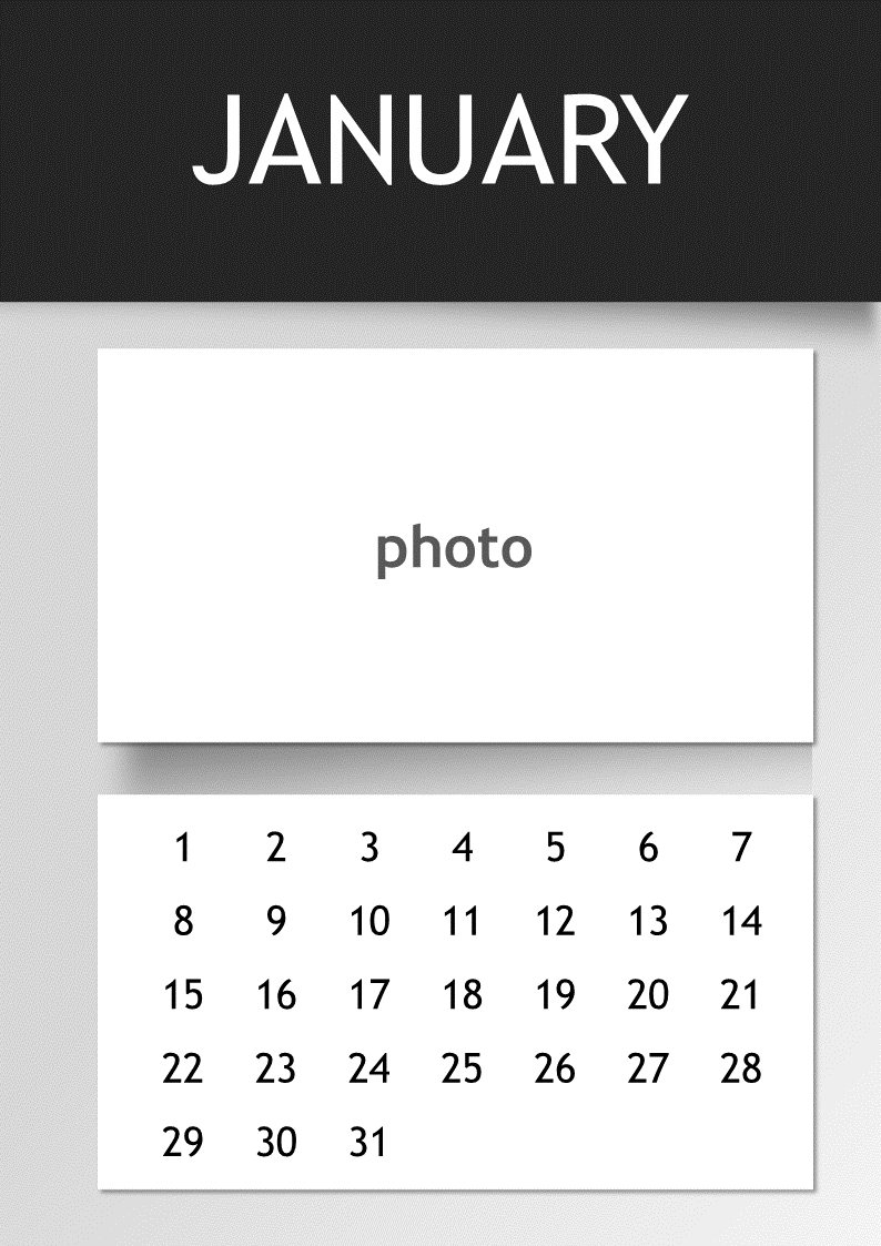 Jaarkalender template | Templates at allbusinesstemplates.com