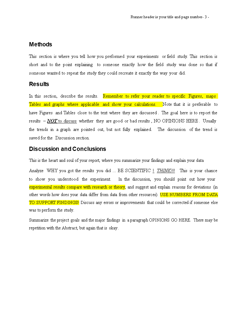 What Is A Formal Lab Report - Design Talk