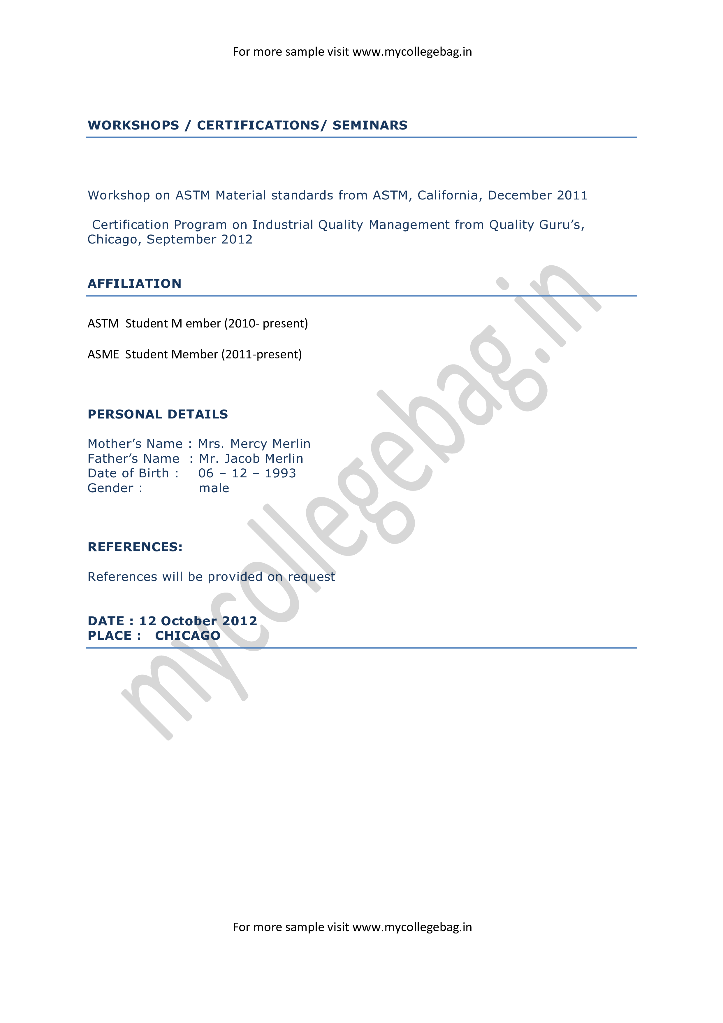 Civil Engineering Internship Resume | Templates at allbusinesstemplates.com