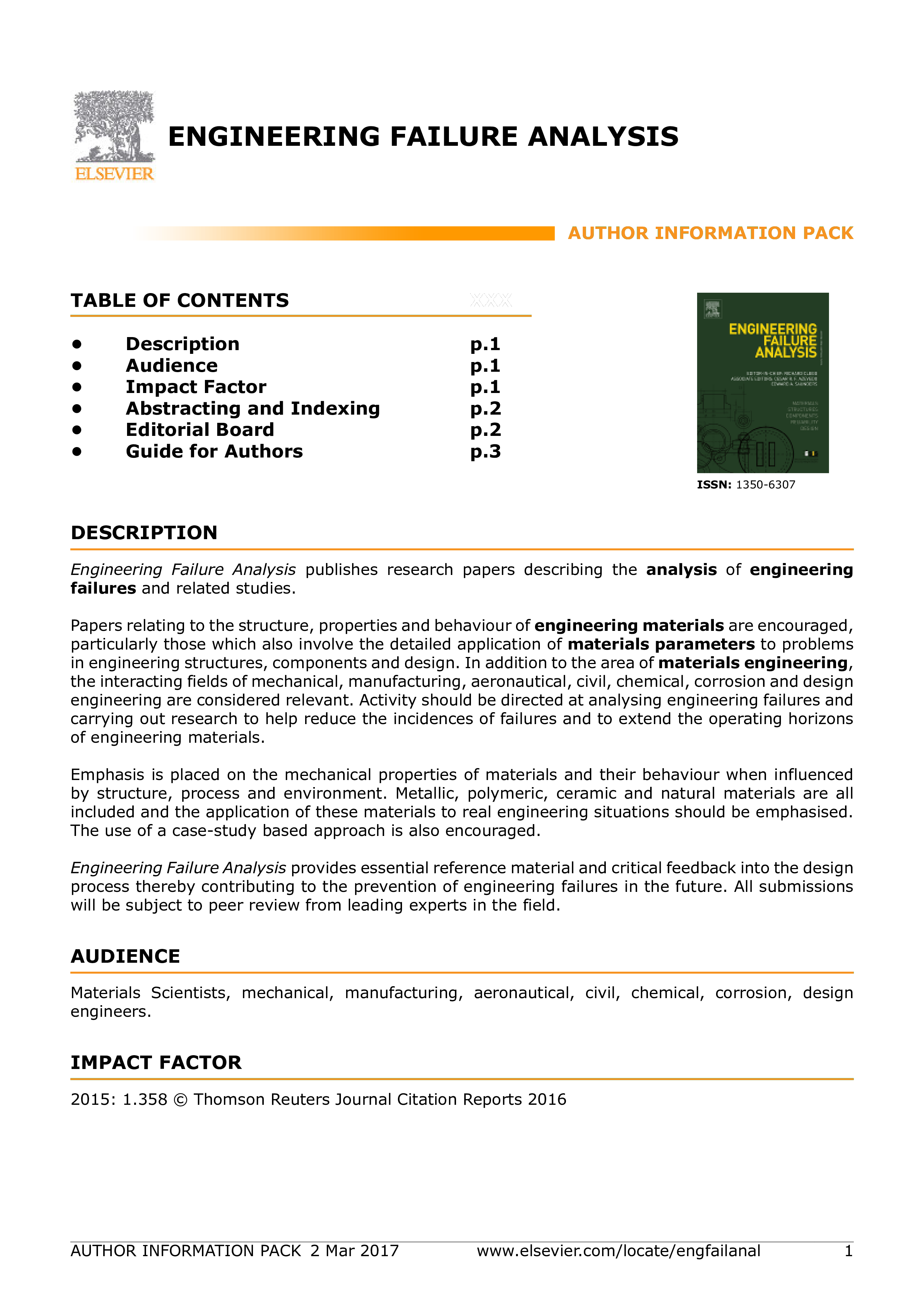 Engineering Failure Analysis | Templates at allbusinesstemplates.com