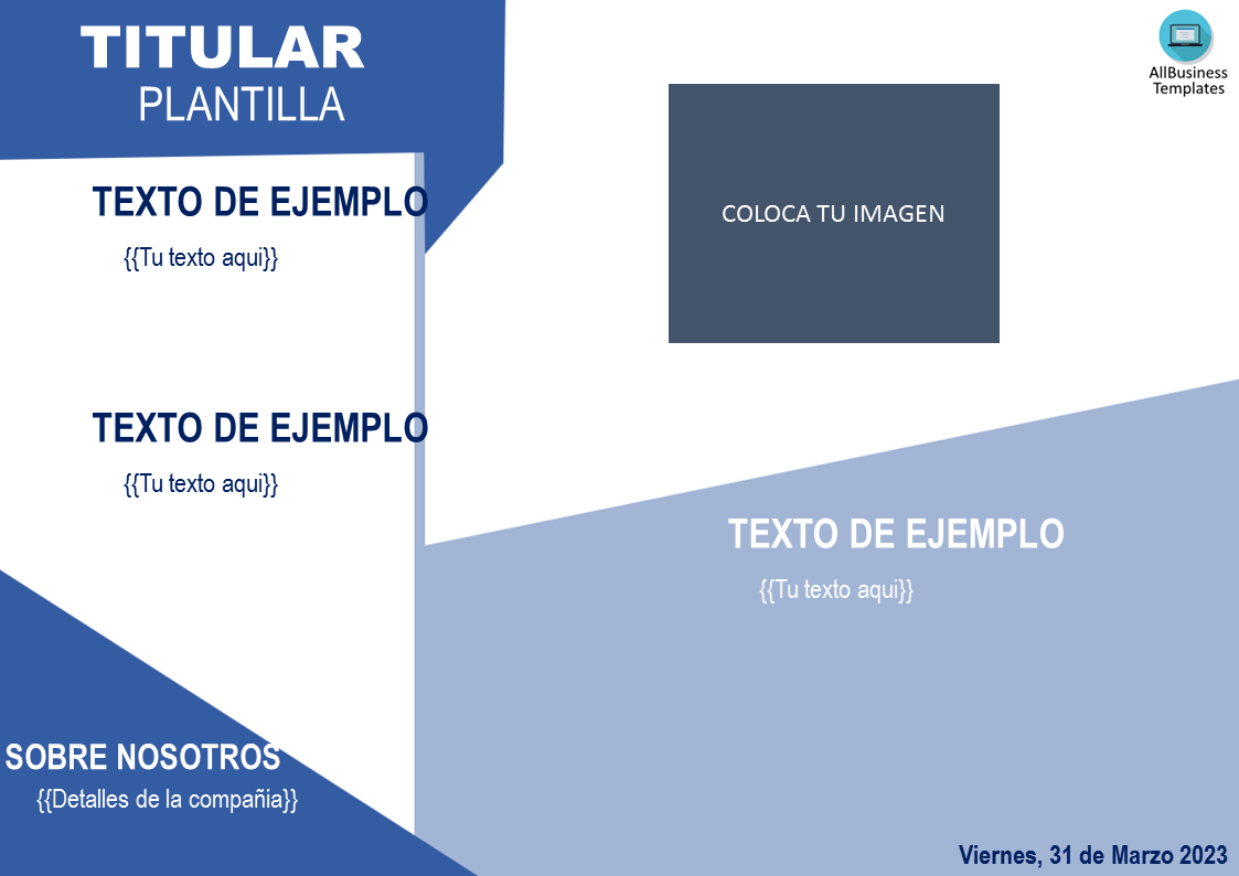 Volante Informativo | Templates at allbusinesstemplates.com