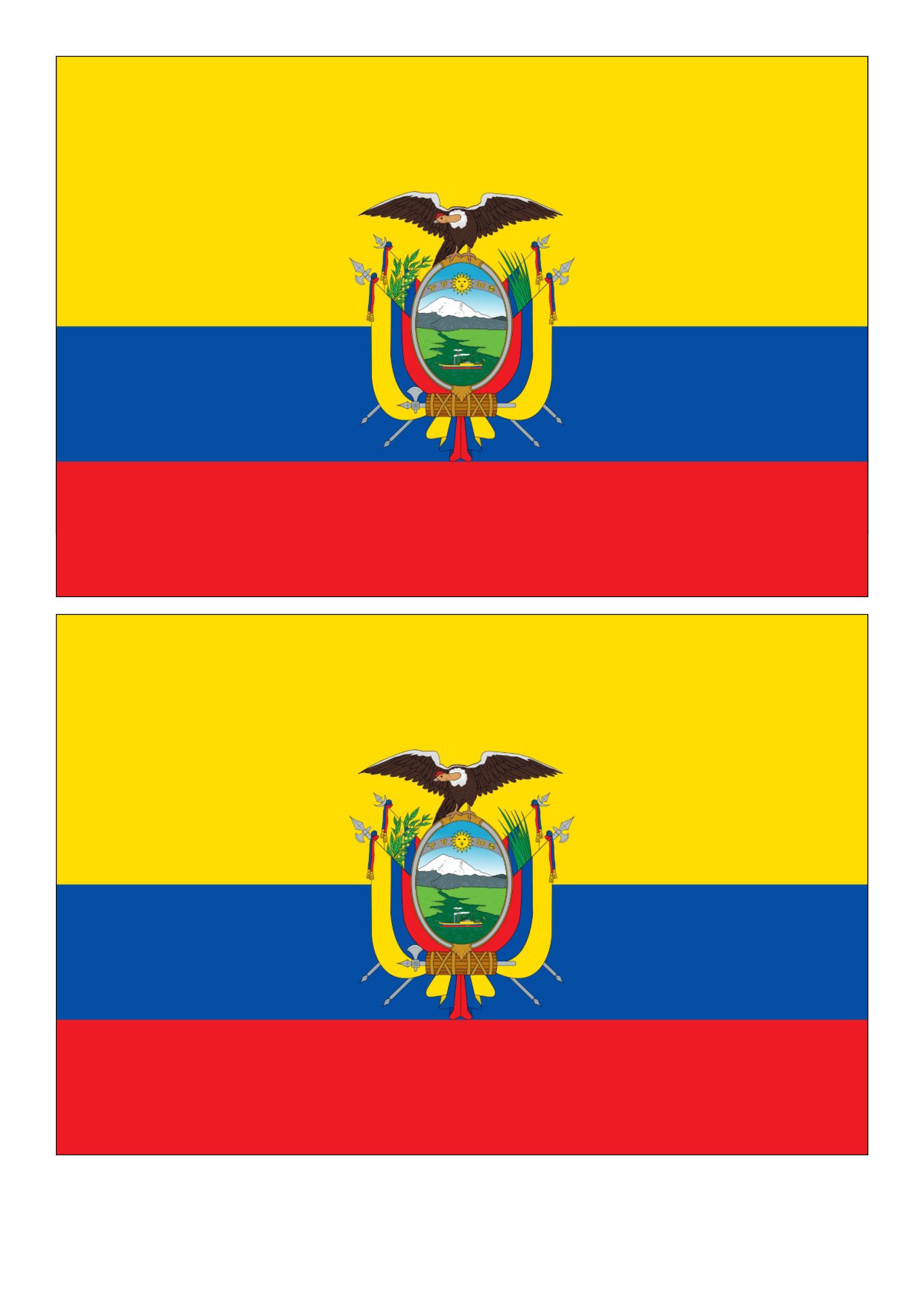 Ecuador Flag | Templates at allbusinesstemplates.com