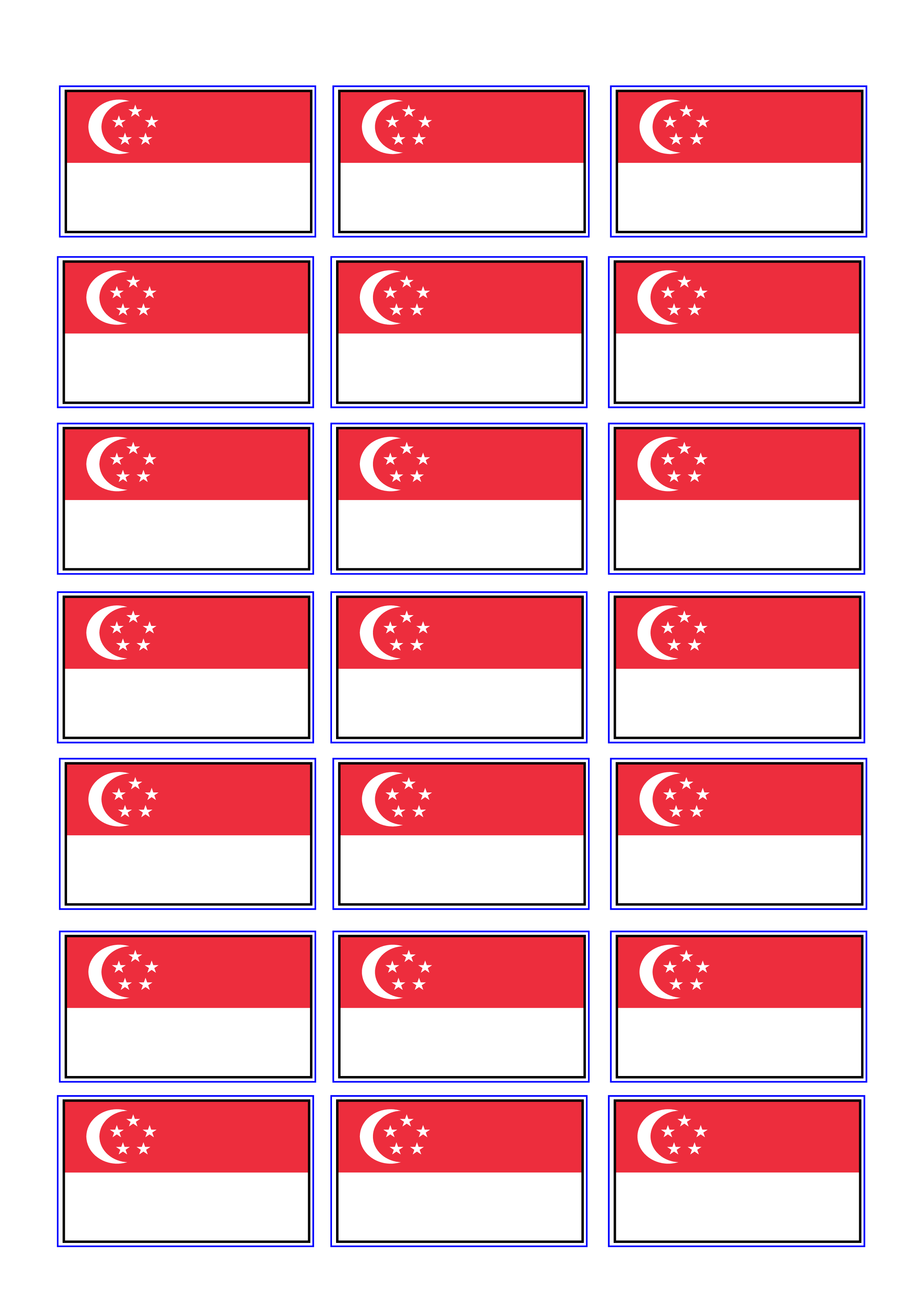 Singapore Flag | Templates at allbusinesstemplates.com