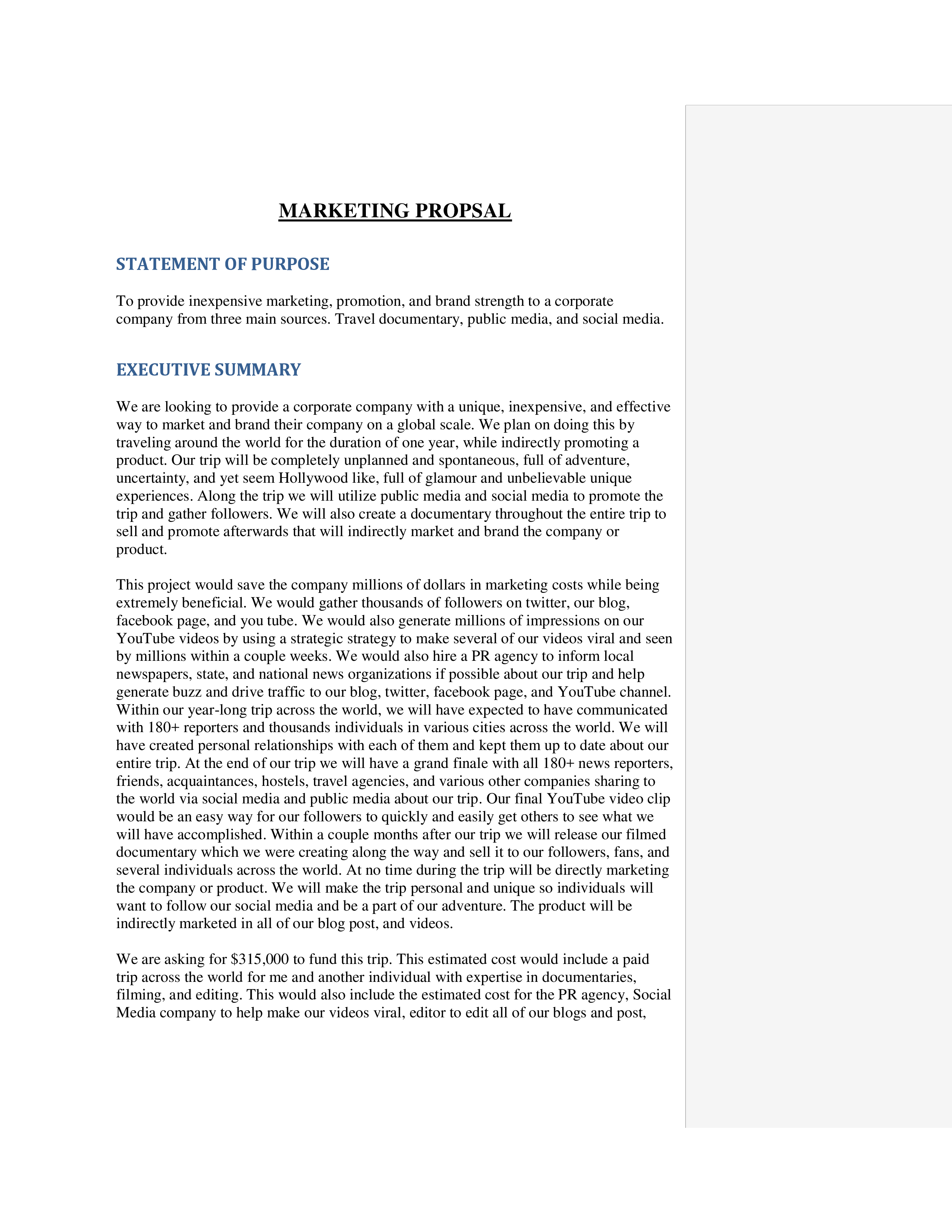 Social Media Marketing Proposal (SMM) | Templates at ...