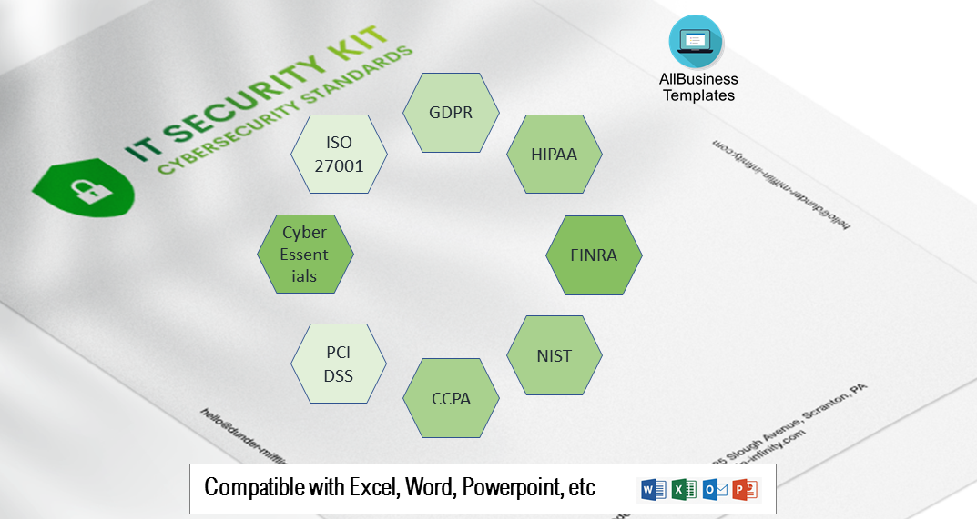 IT Security Standards Kit | Templates at allbusinesstemplates.com