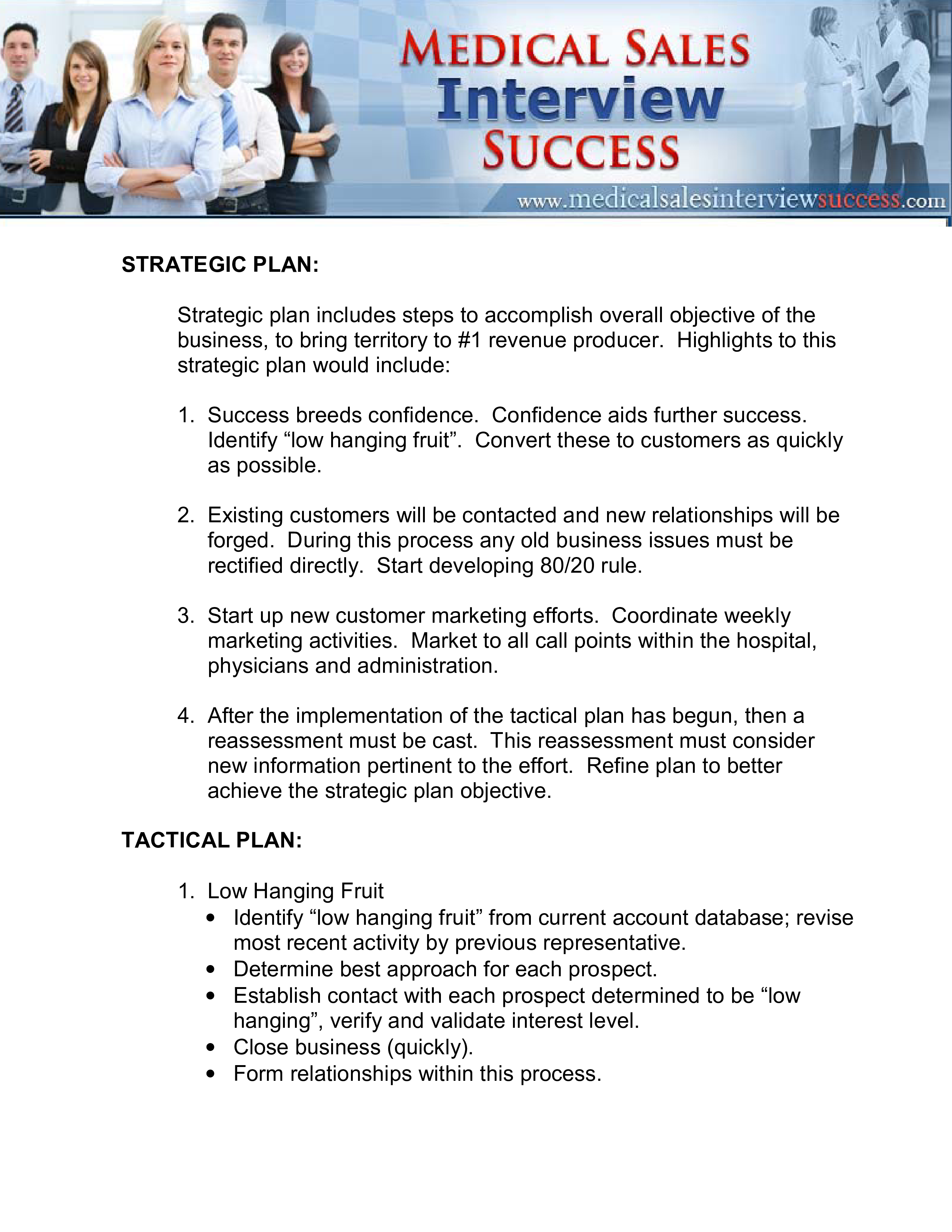 Sales Plan Medical Devices | Templates at allbusinesstemplates.com