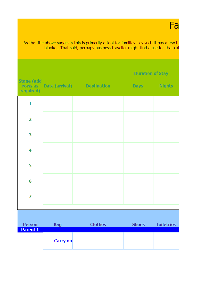 Gratis Itinerary Model