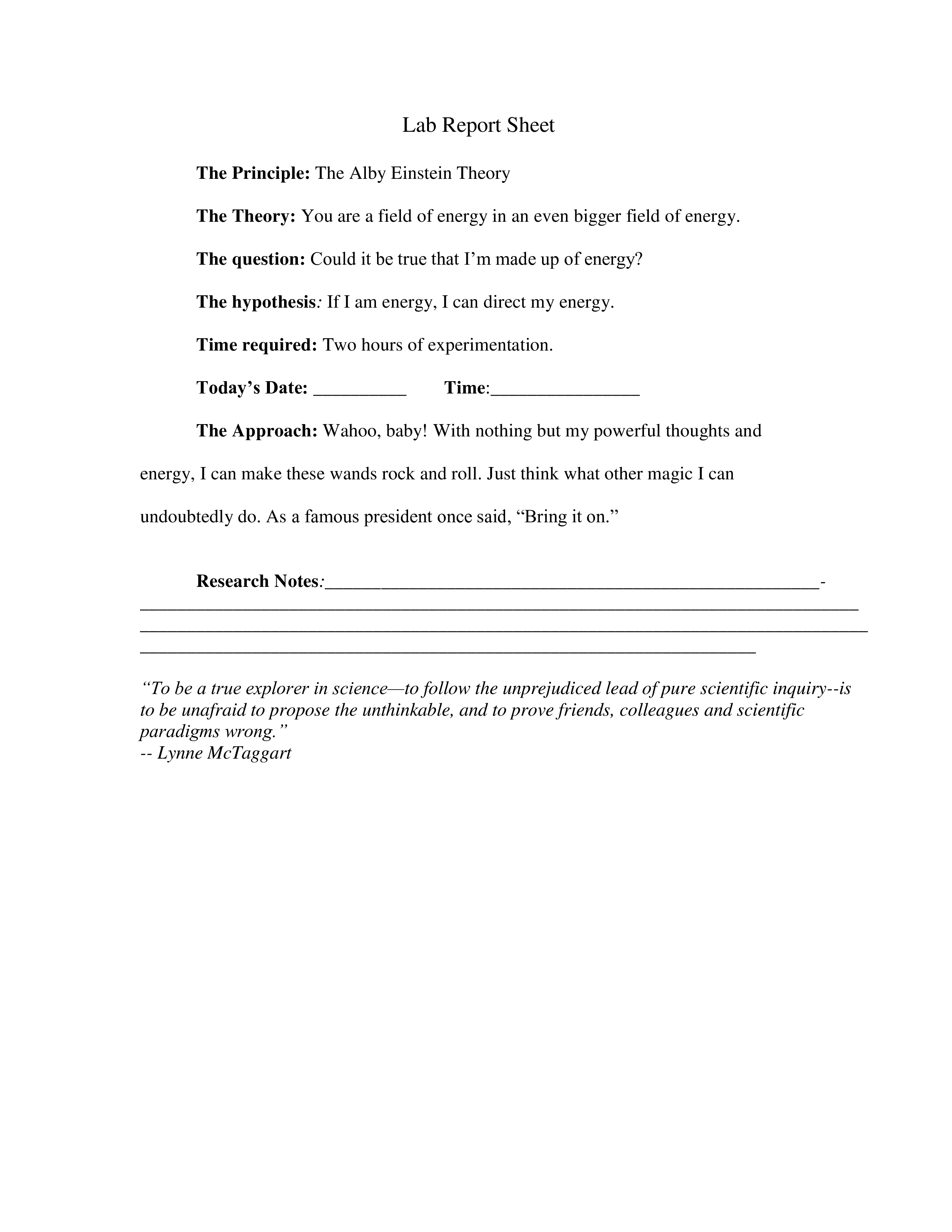 Lab Report Sheet | Templates at allbusinesstemplates.com