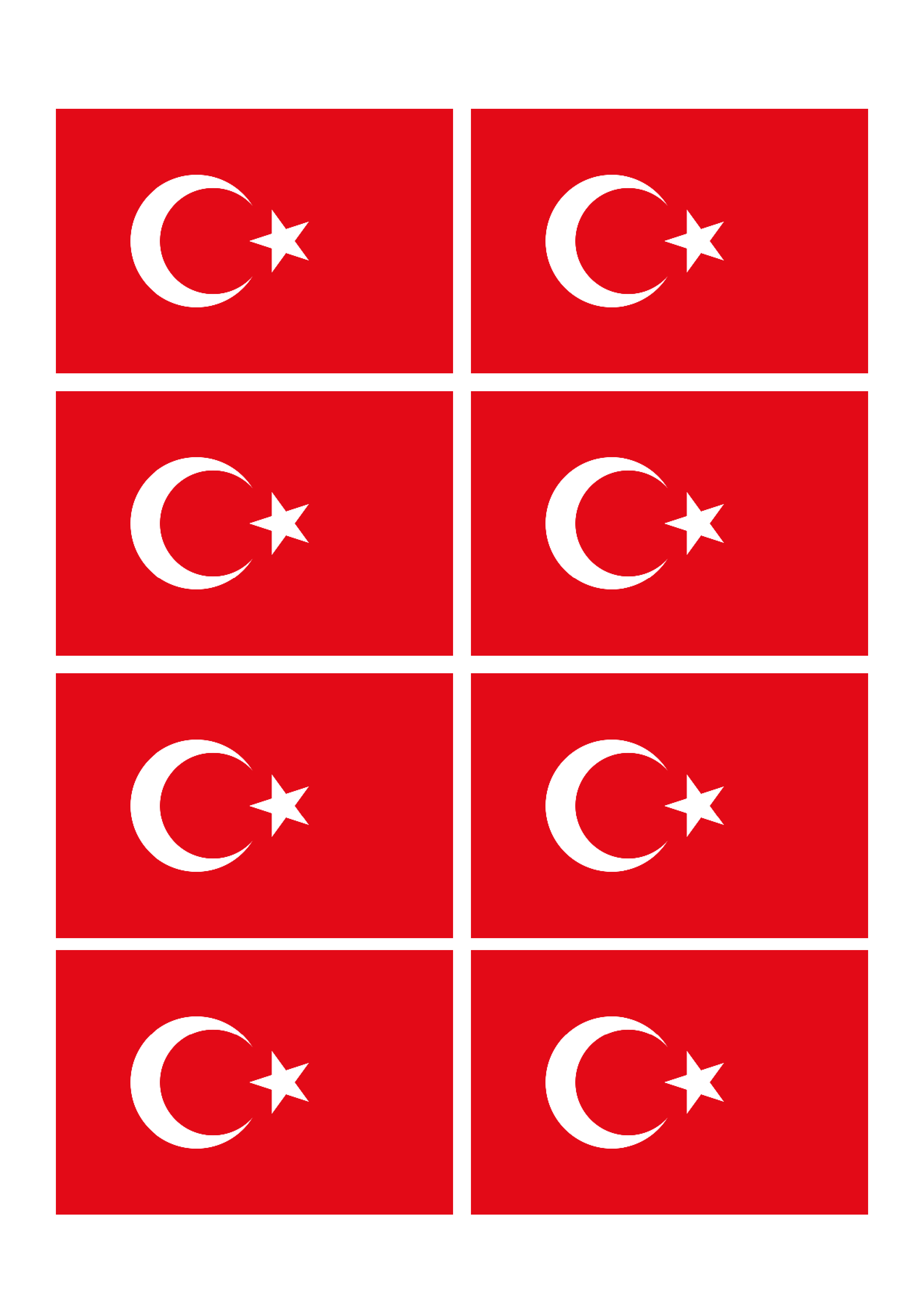 Turkey Flag | Templates at allbusinesstemplates.com