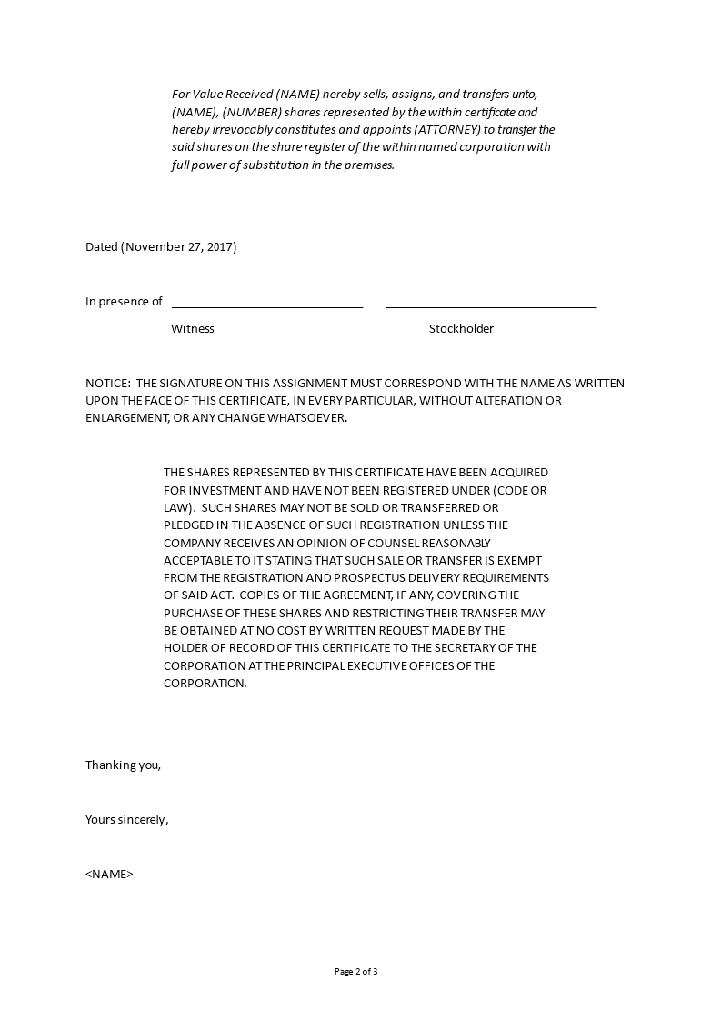 Share Certificate Of Common Stock | Templates at allbusinesstemplates.com