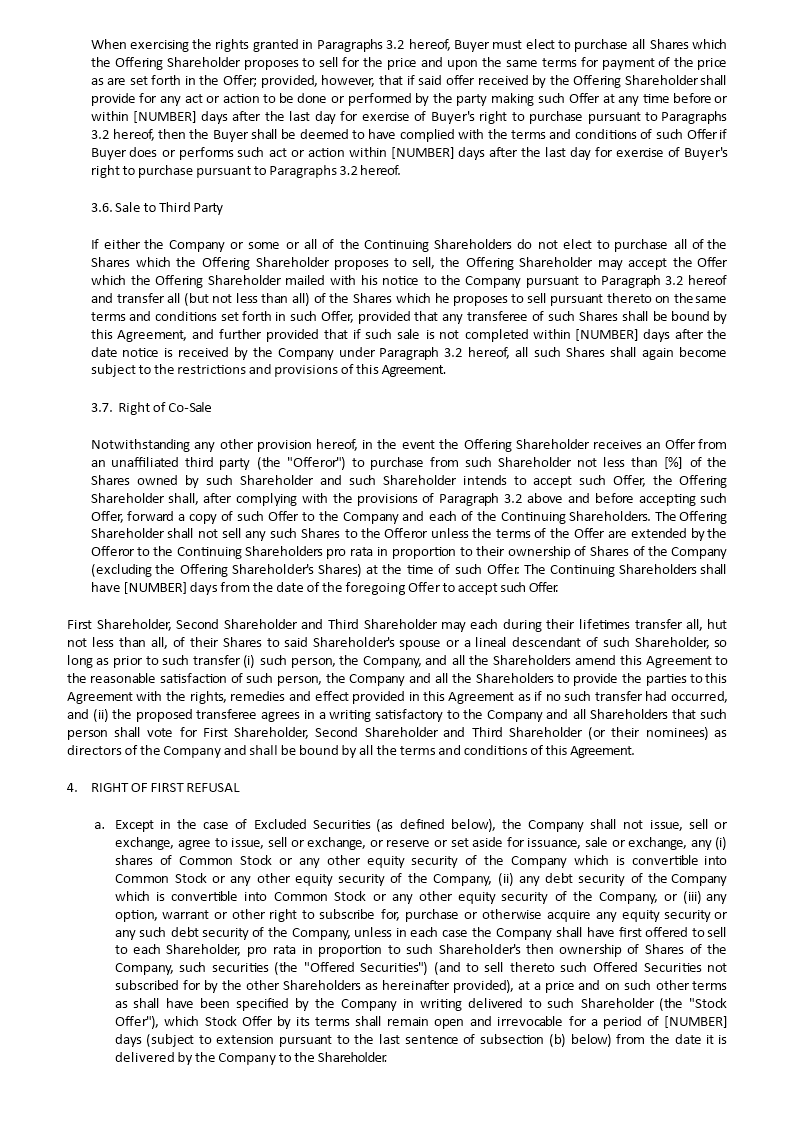 高级 Shareholders Agreement | 样本文件在 allbusinesstemplates.com 高级 Shareholders Agreement | 样本文件在 allbusinesstemplates.com