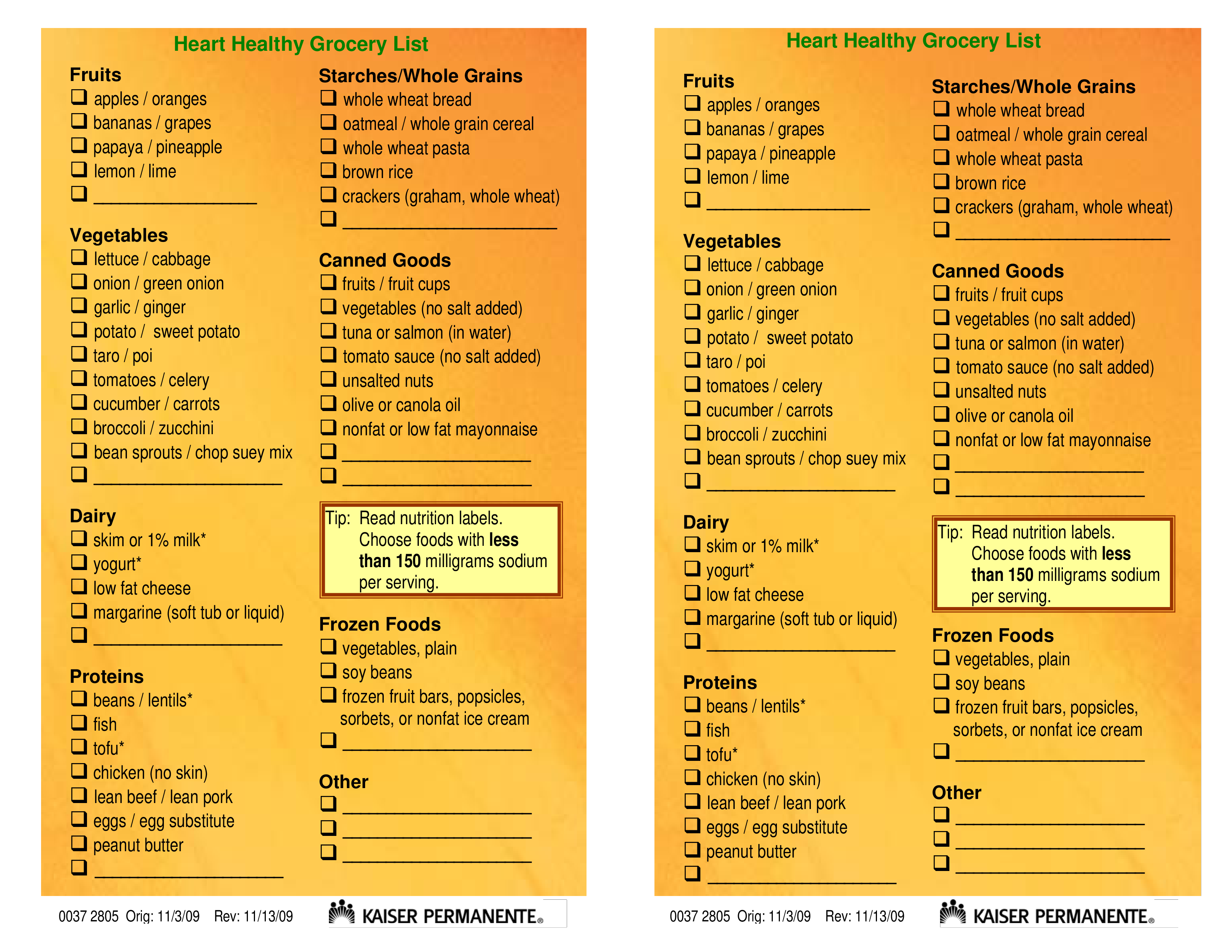 Heart Healthy Grocery List Health Resources Pinterest Heart Healthy Grocery List Centegra 