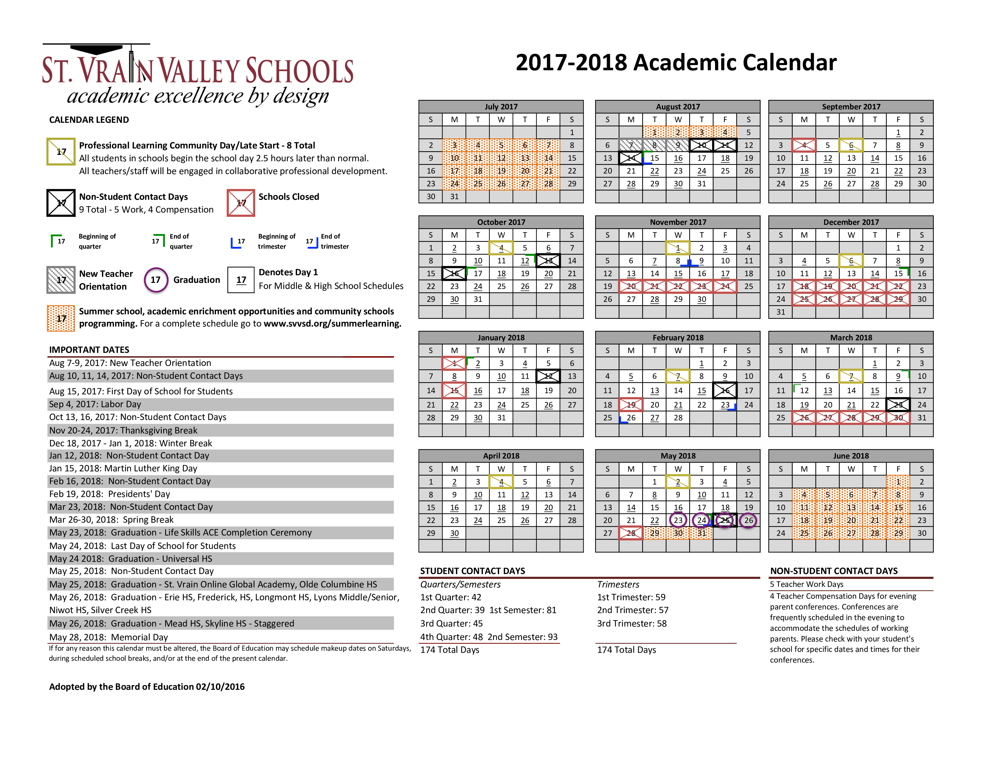 Calendar 2017 2018 Templates At Allbusinesstemplates