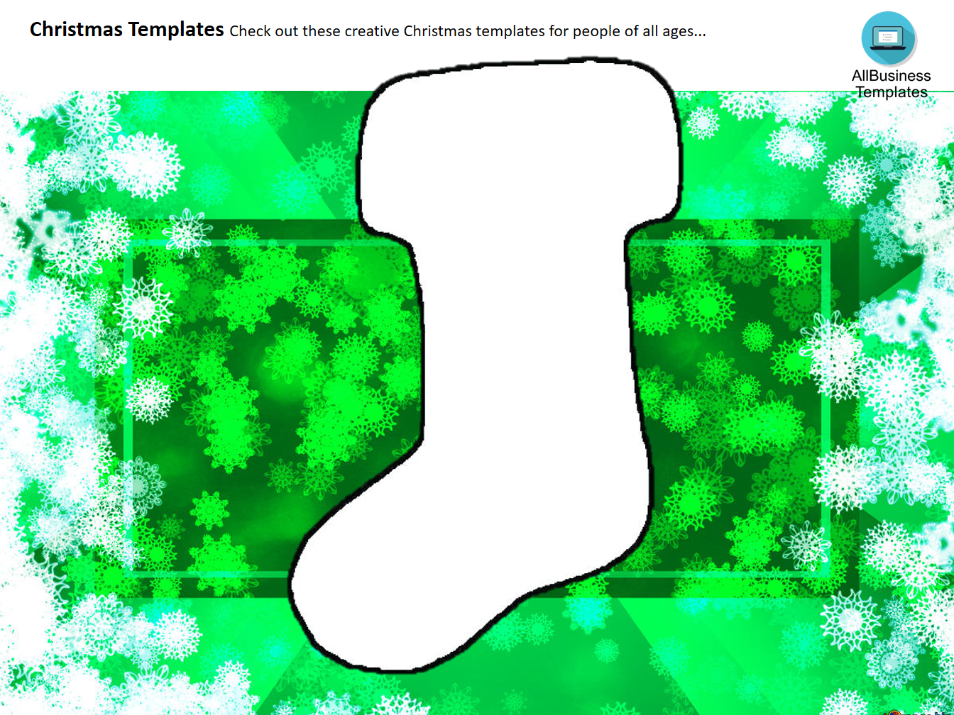 Christmas Ornaments Stockings Template | Templates at ...