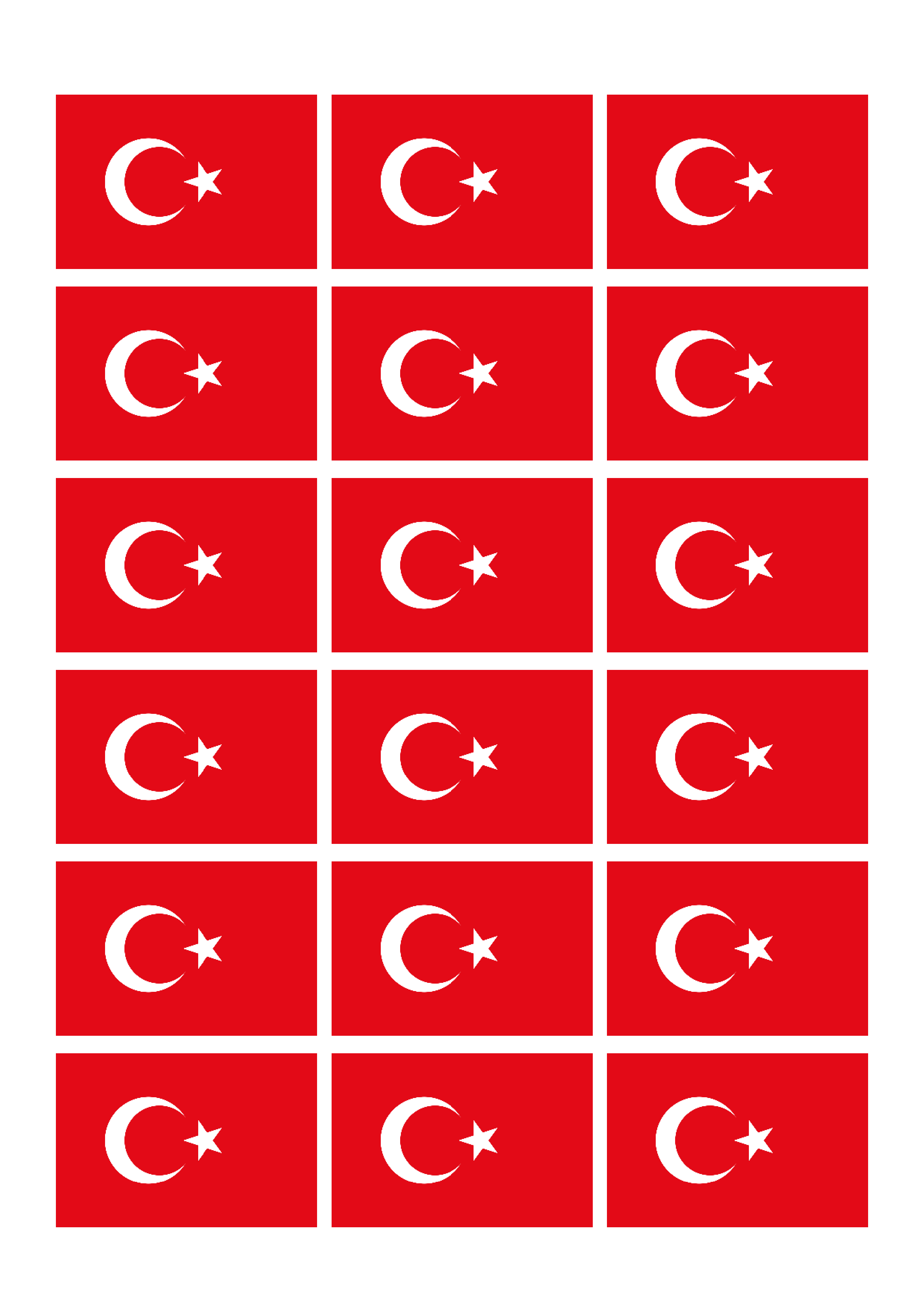 Turkey Flag | Templates at allbusinesstemplates.com