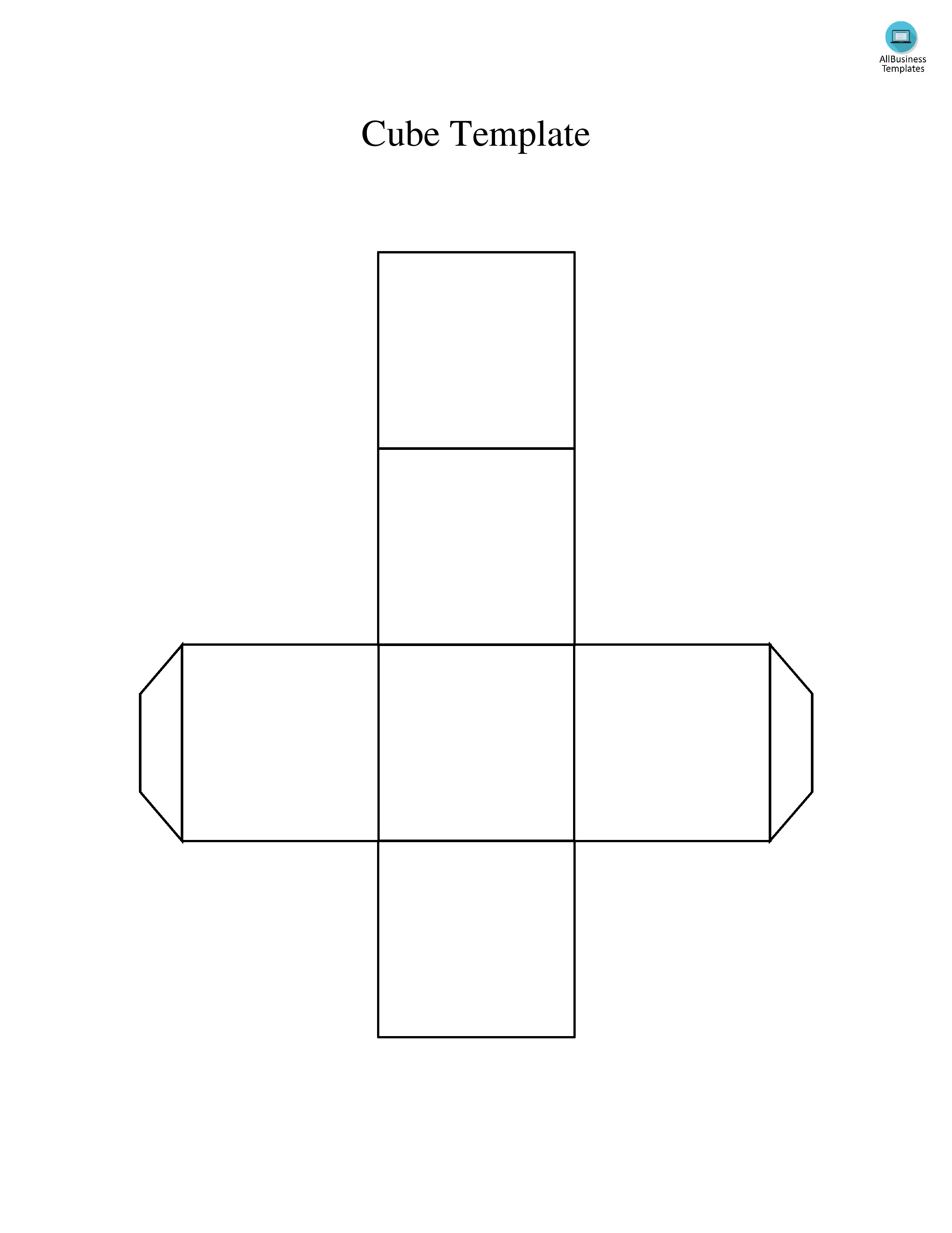Printable Cube | Templates at allbusinesstemplates.com