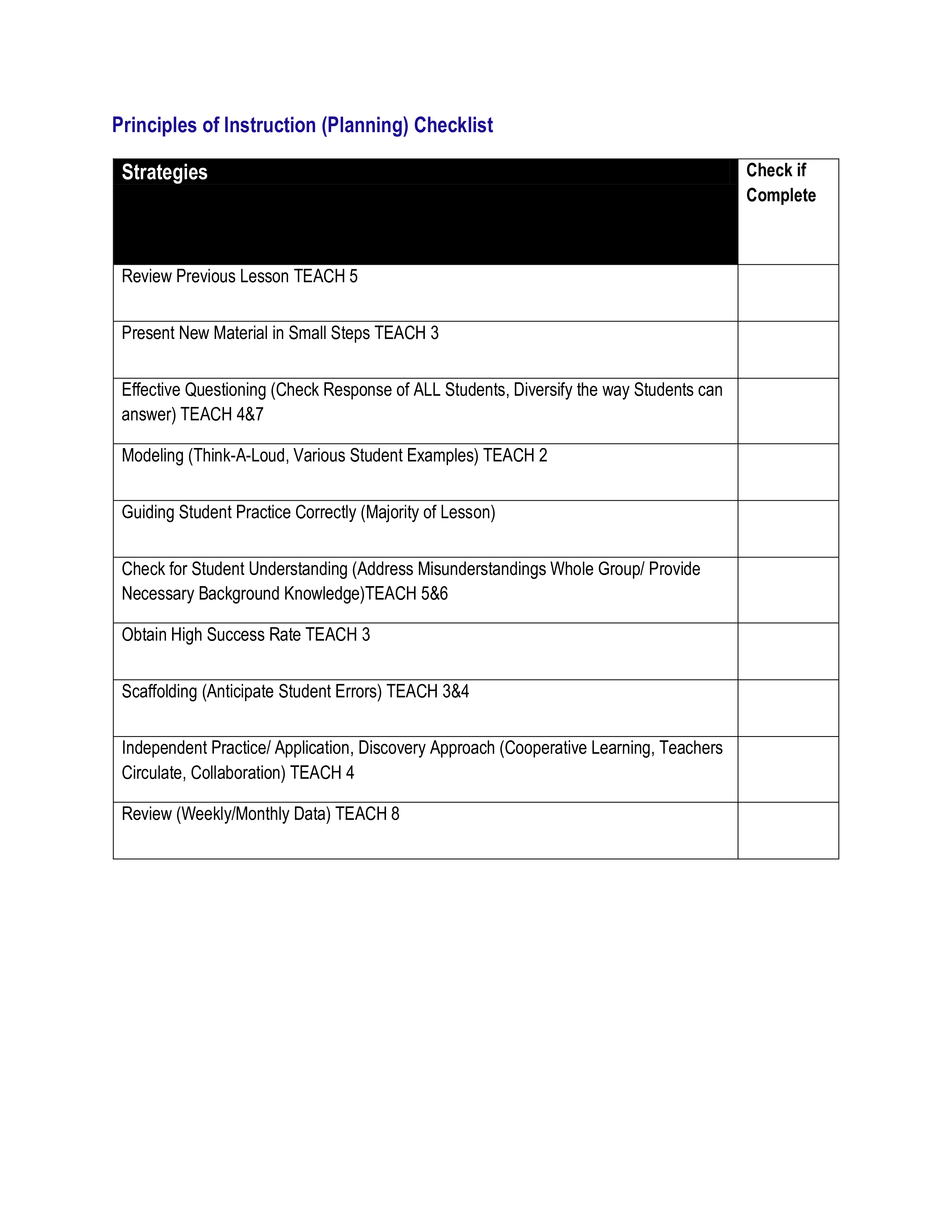 Teacher Daily Plan Printable | Templates at allbusinesstemplates.com