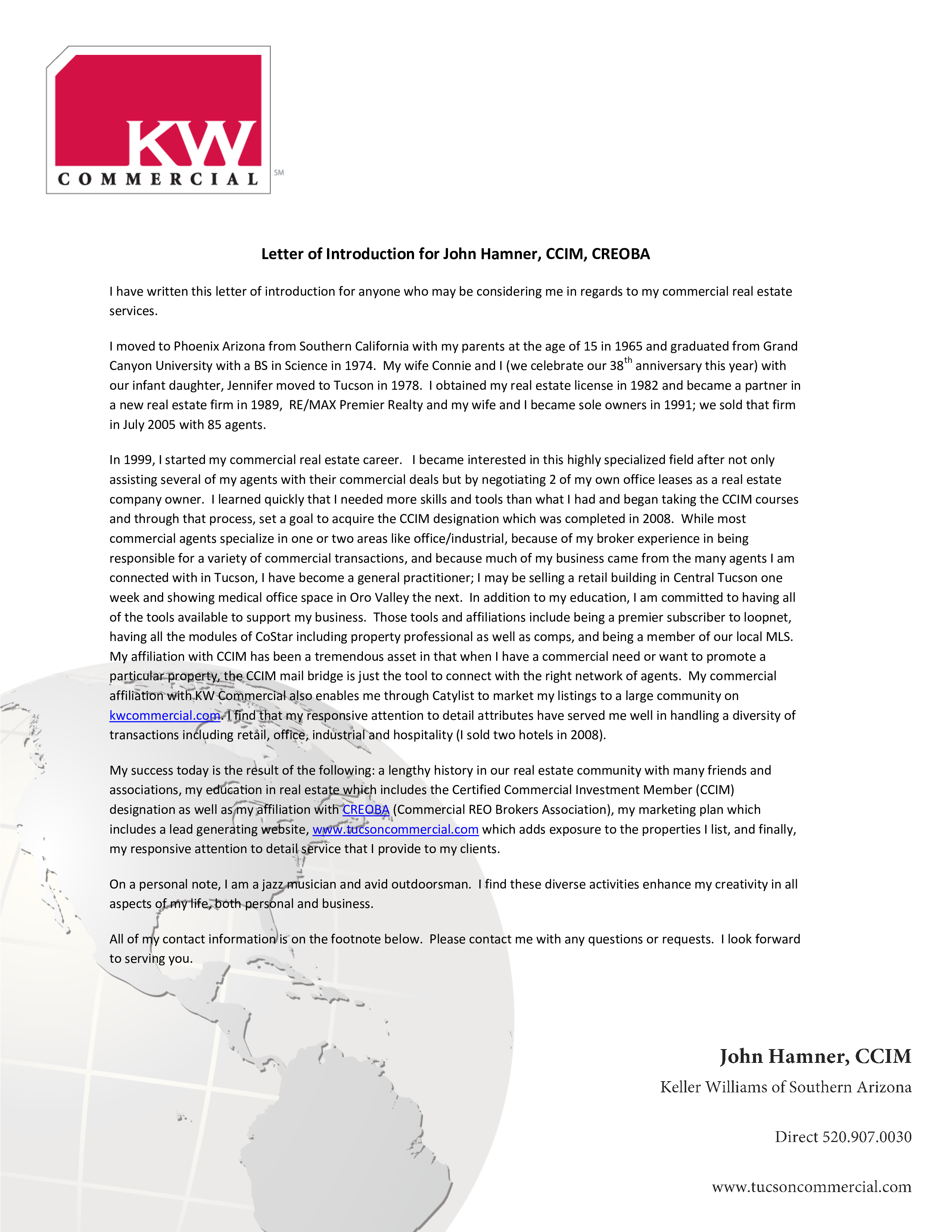 Gratis Introductiebrief Vastgoed