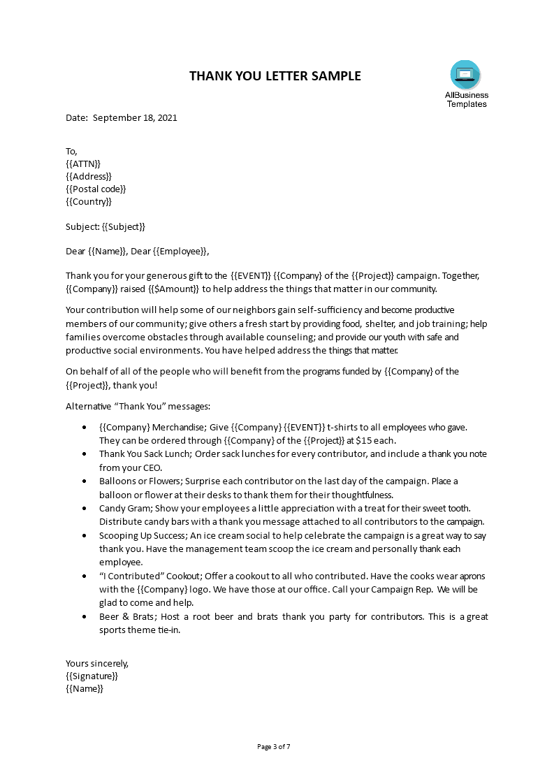 Appreciation Letter To Employee Allbusinesstemplates appreciation-letter-to-employee-allbusinesstemplates