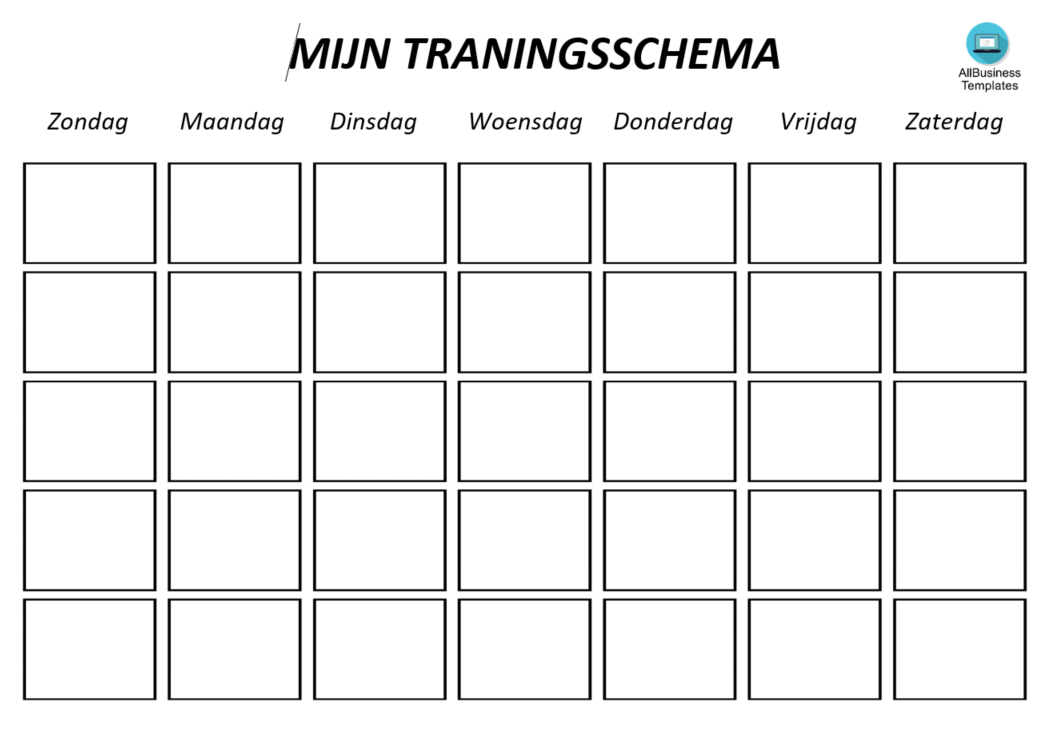 Bootcamp Training Schema | Templates at allbusinesstemplates.com