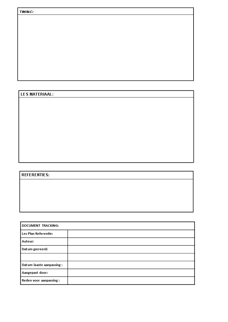 Les Plan | Templates at allbusinesstemplates.com