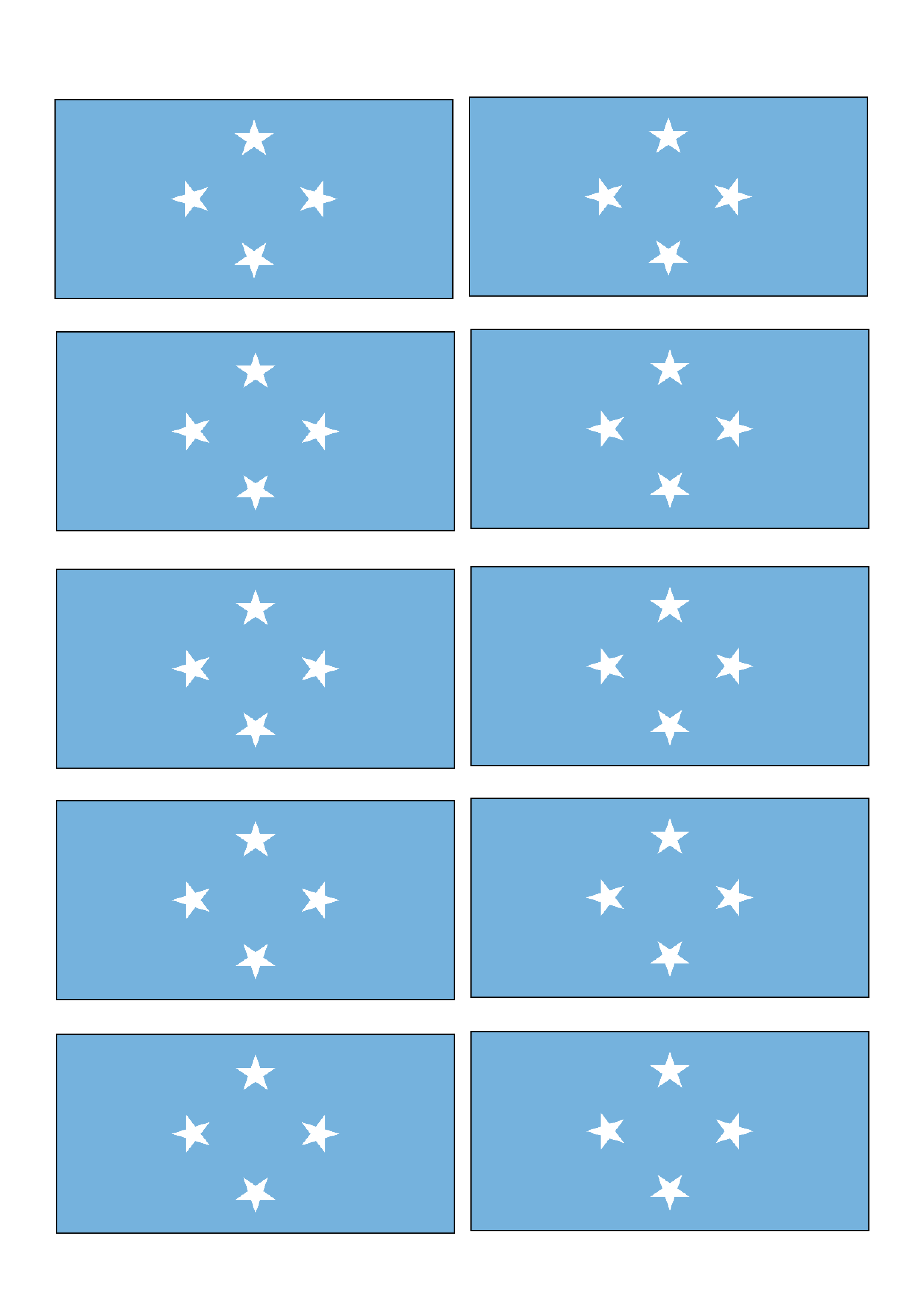 Micronesia Flag | Templates at allbusinesstemplates.com