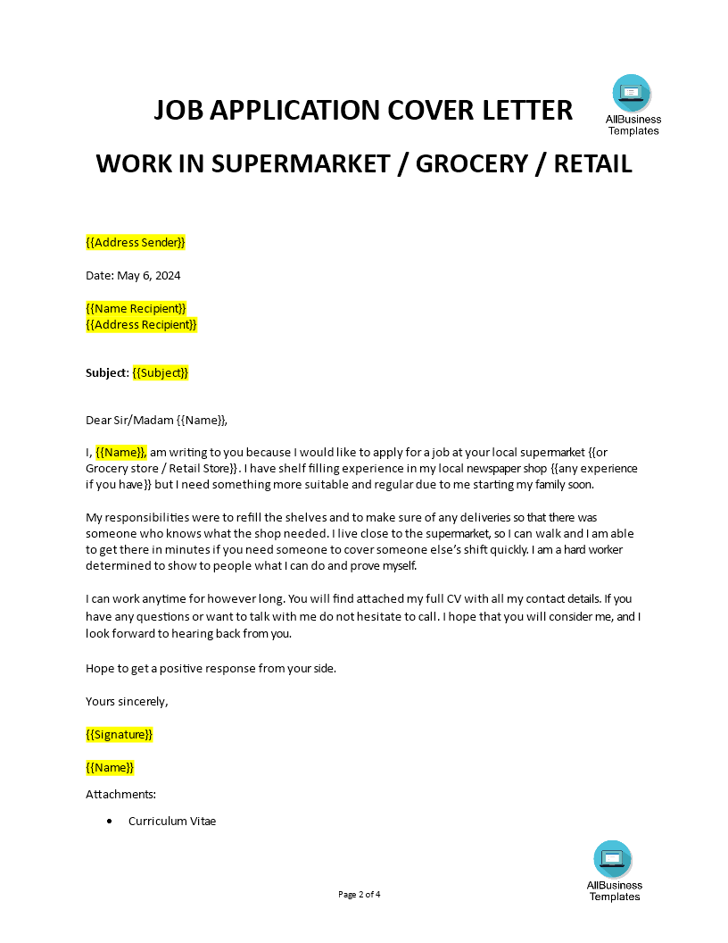Application Job work a cashier in supermarket | Templates at ...
