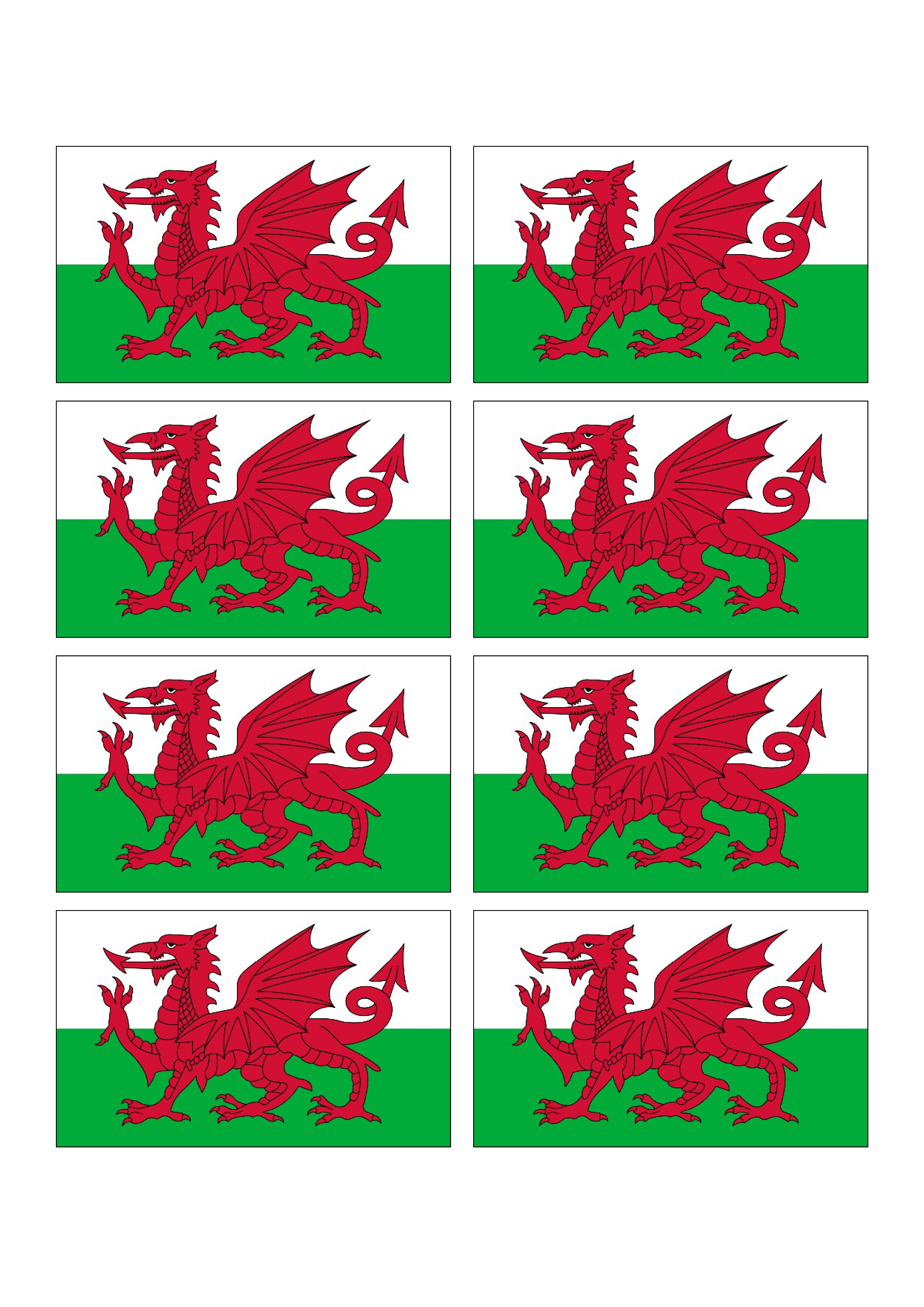 Wales Flag | Templates at allbusinesstemplates.com