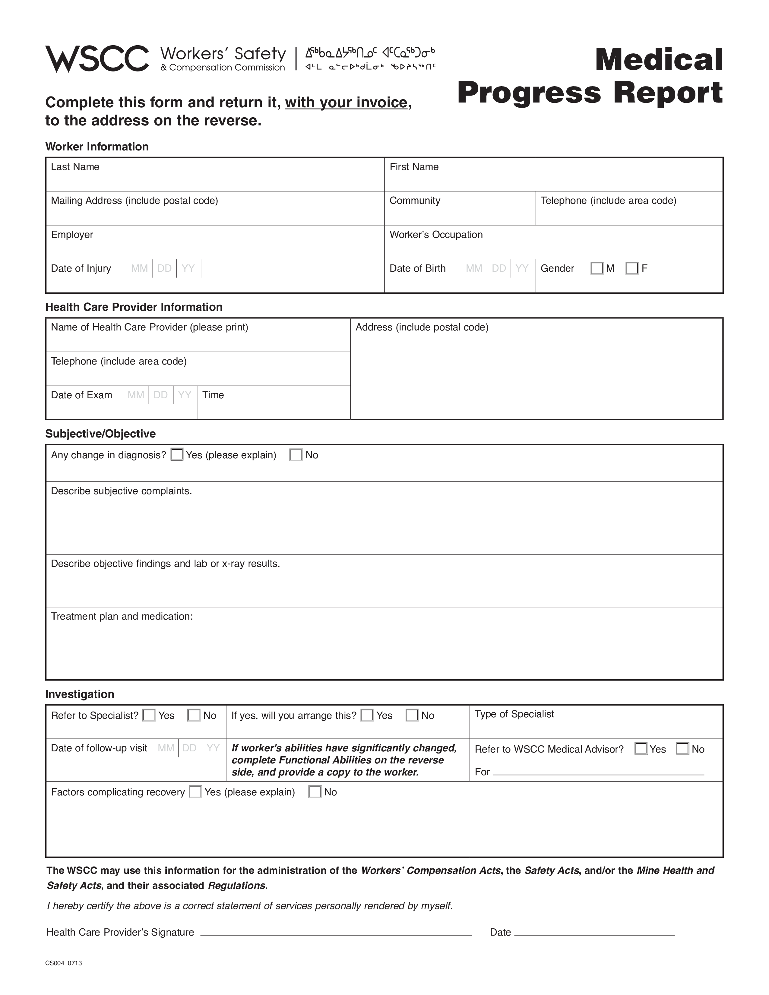 Medical Progress Report Templates At Allbusinesstemplates